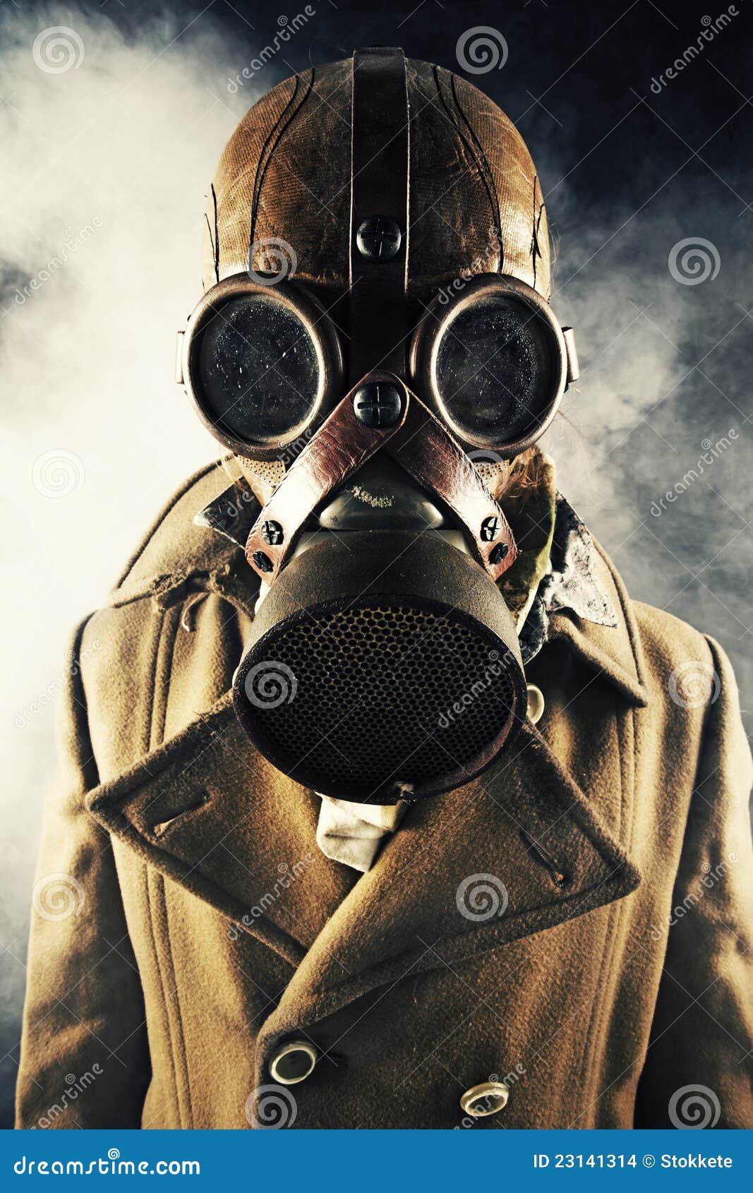 Man in gas mask stock photo. Image of posing, high, hiding - 23141314