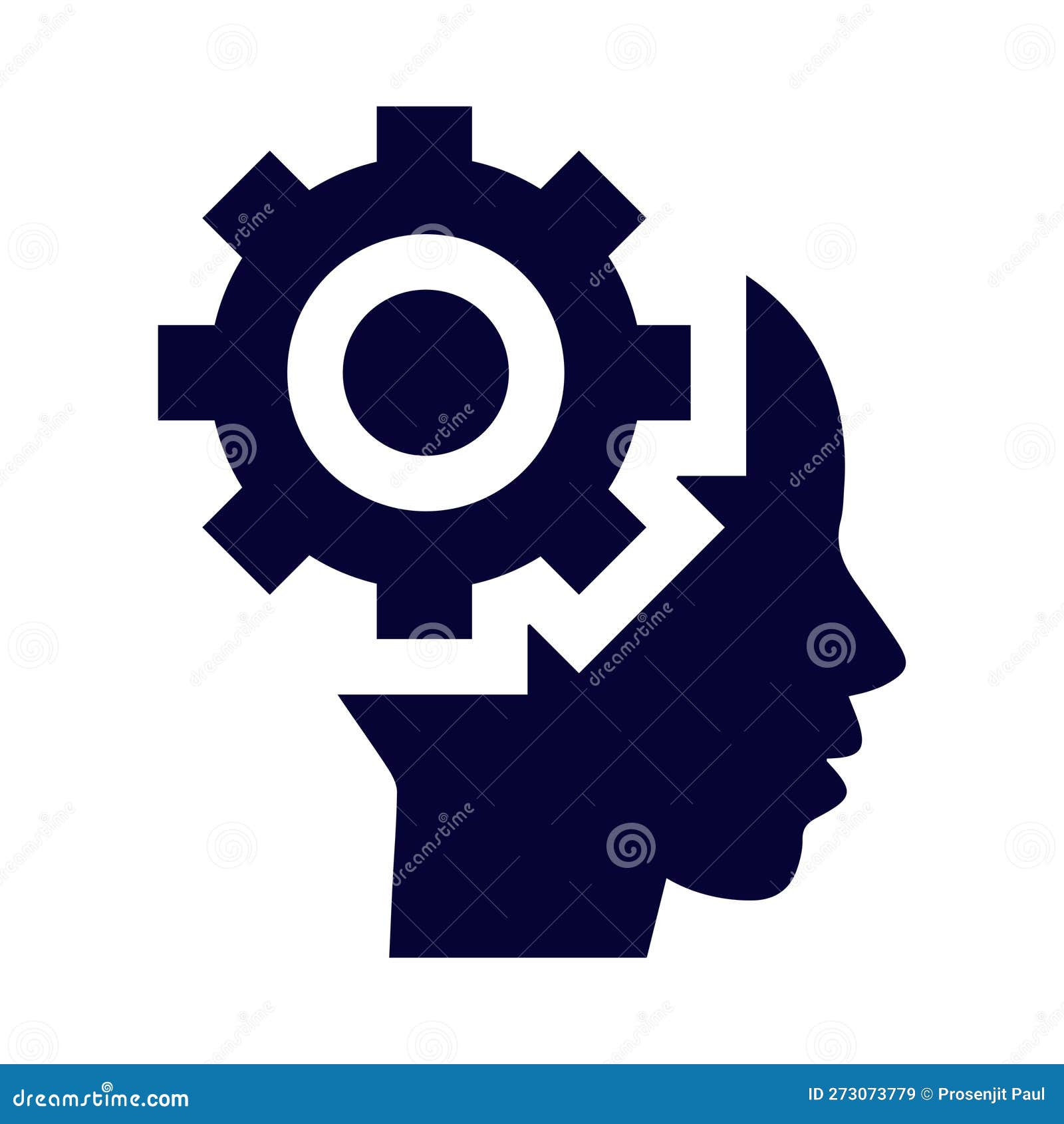 Man, Gear, Head, Human Technology Icon Stock Vector - Illustration of ...