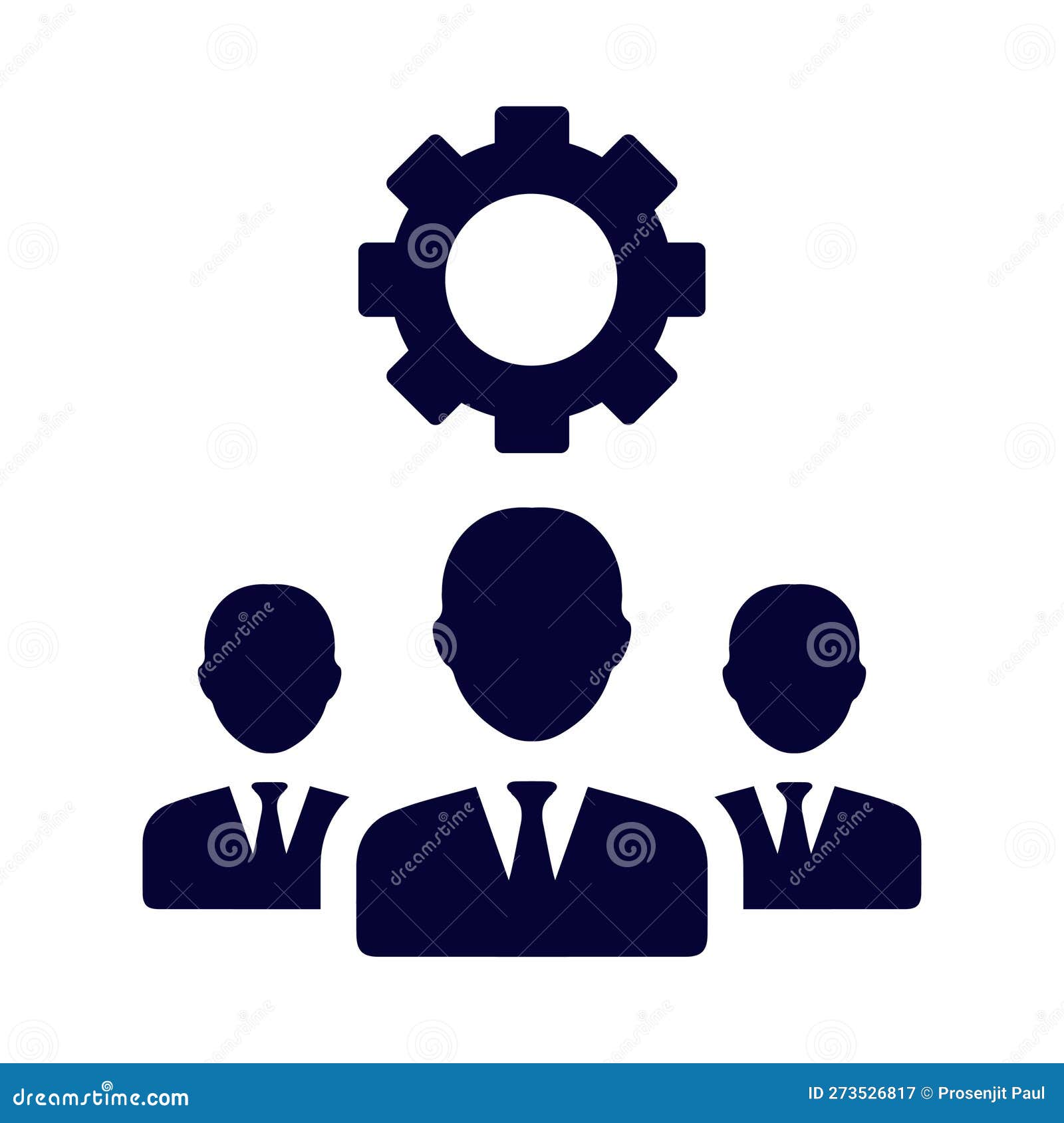 Man, Gear, People, Management, Stuff Maintenance Icon Stock Vector ...