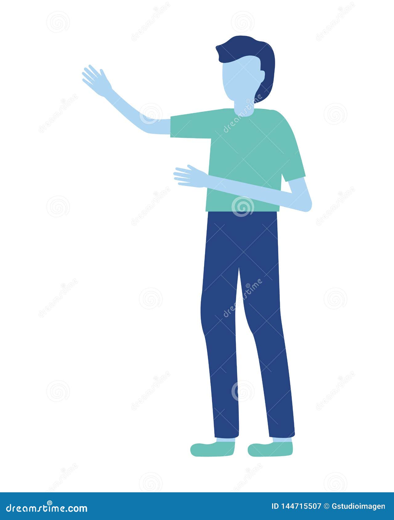 Gesturing. Set Of Hands In Different Gestures. Various Hand Signs ...