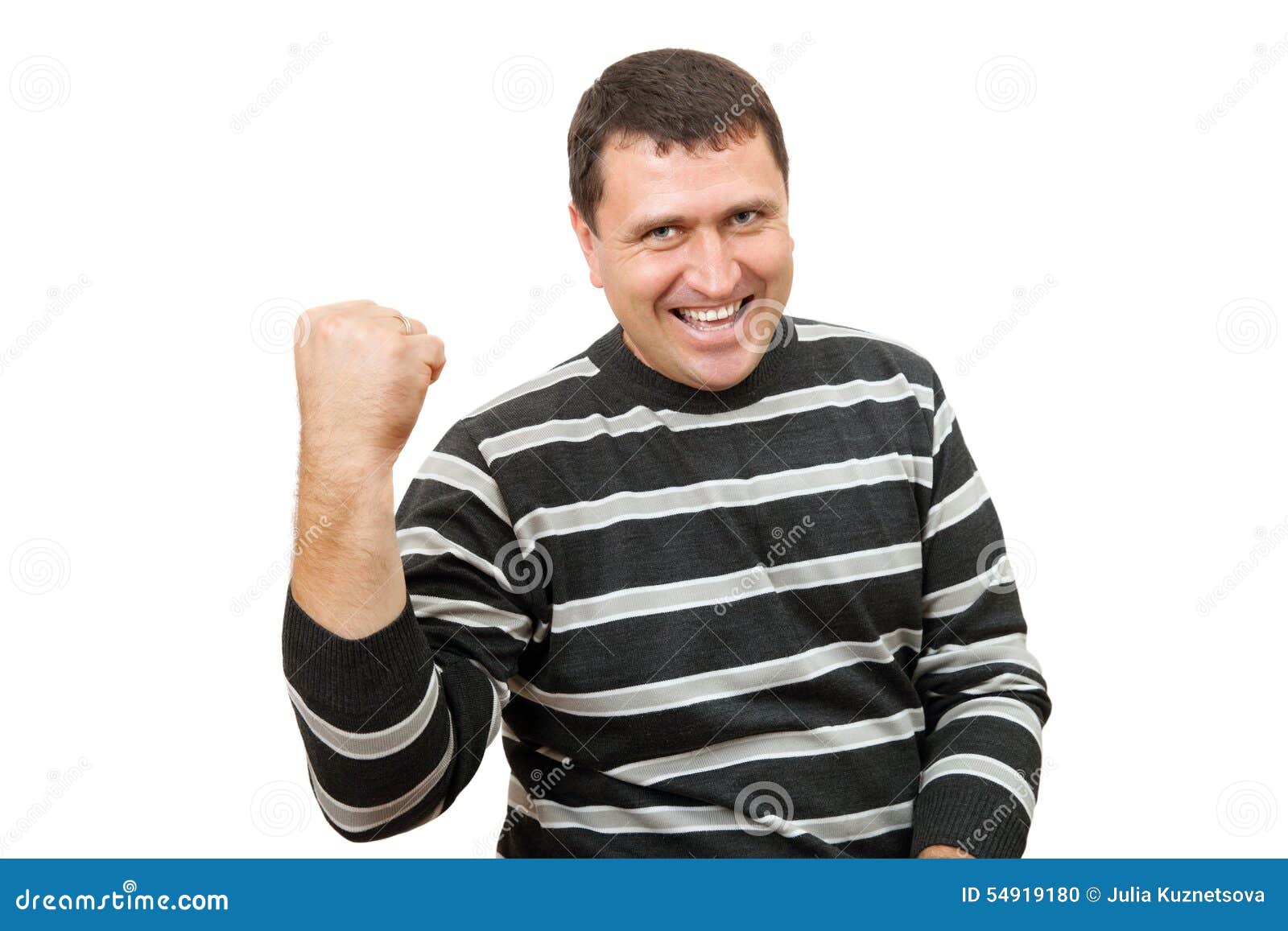 The Man is Gesturing Sign of Full Satisfaction Stock Photo - Image of ...