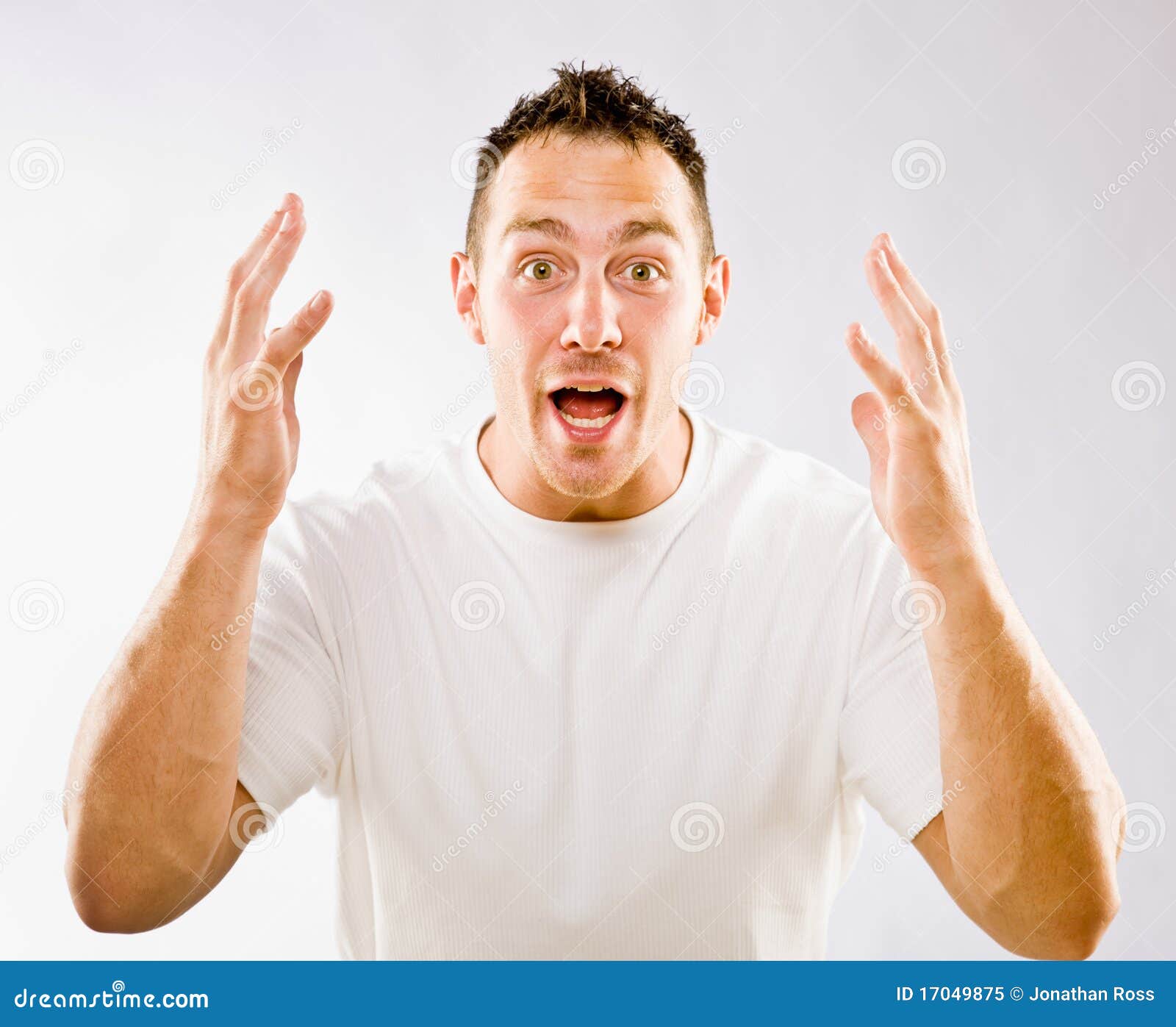 Man Gesturing In Surprise Royalty Free Stock Photo - Image: 17049875