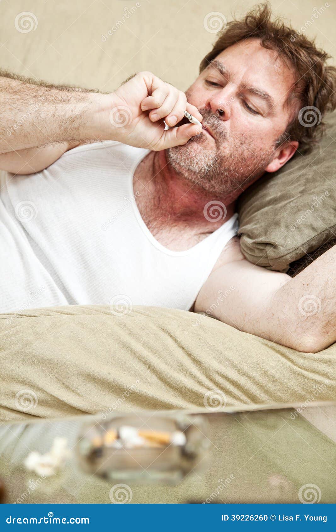 Man Gets High stock photo. Image of mature, adult, caucasian - 39226260