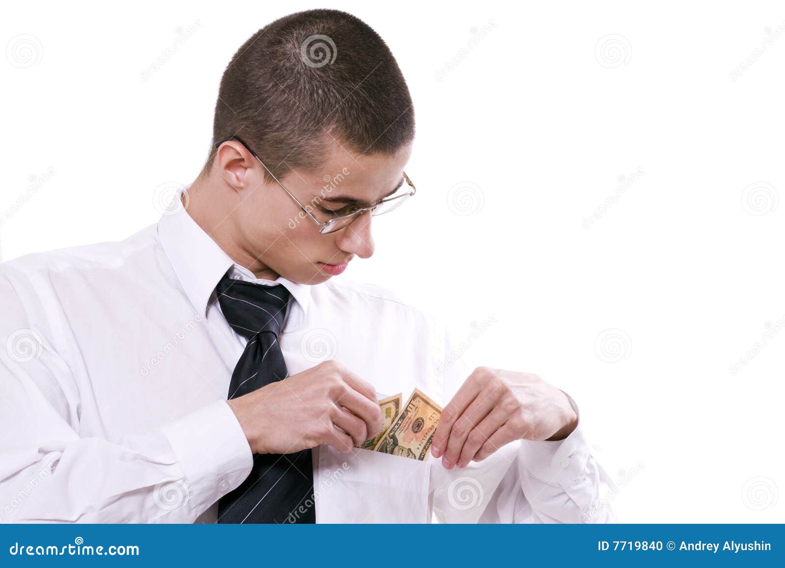 Man Gets Money from a Pocket Stock Photo - Image of white, pocket: 7719840