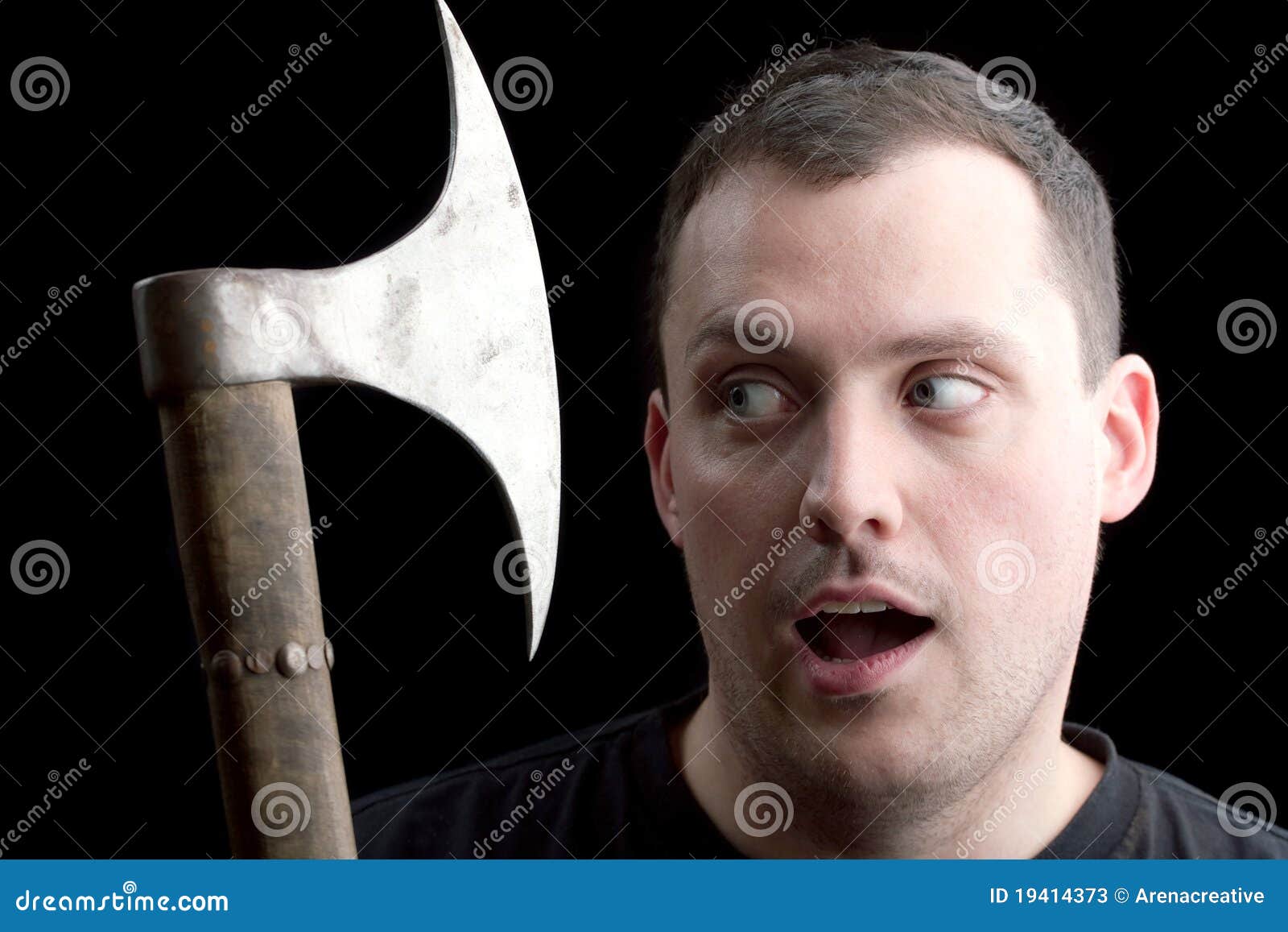 A Man Getting the Axe stock image. Image of disappointed - 19414373