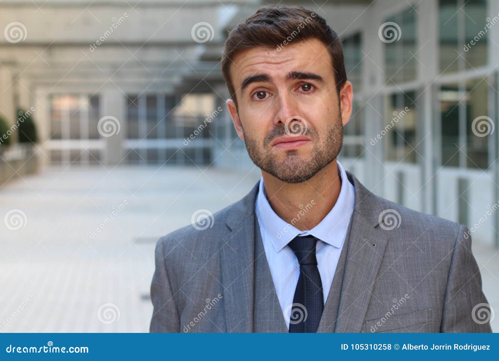 Man Getting Devastating News in the Office Stock Photo - Image of ...