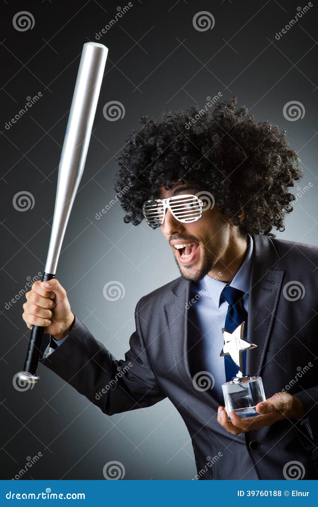 Man getting stock photo. Image of adult, award, attractive - 39760188