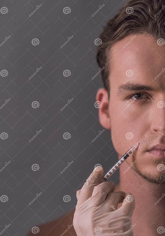 Man getting injection stock image. Image of medical - 118097337