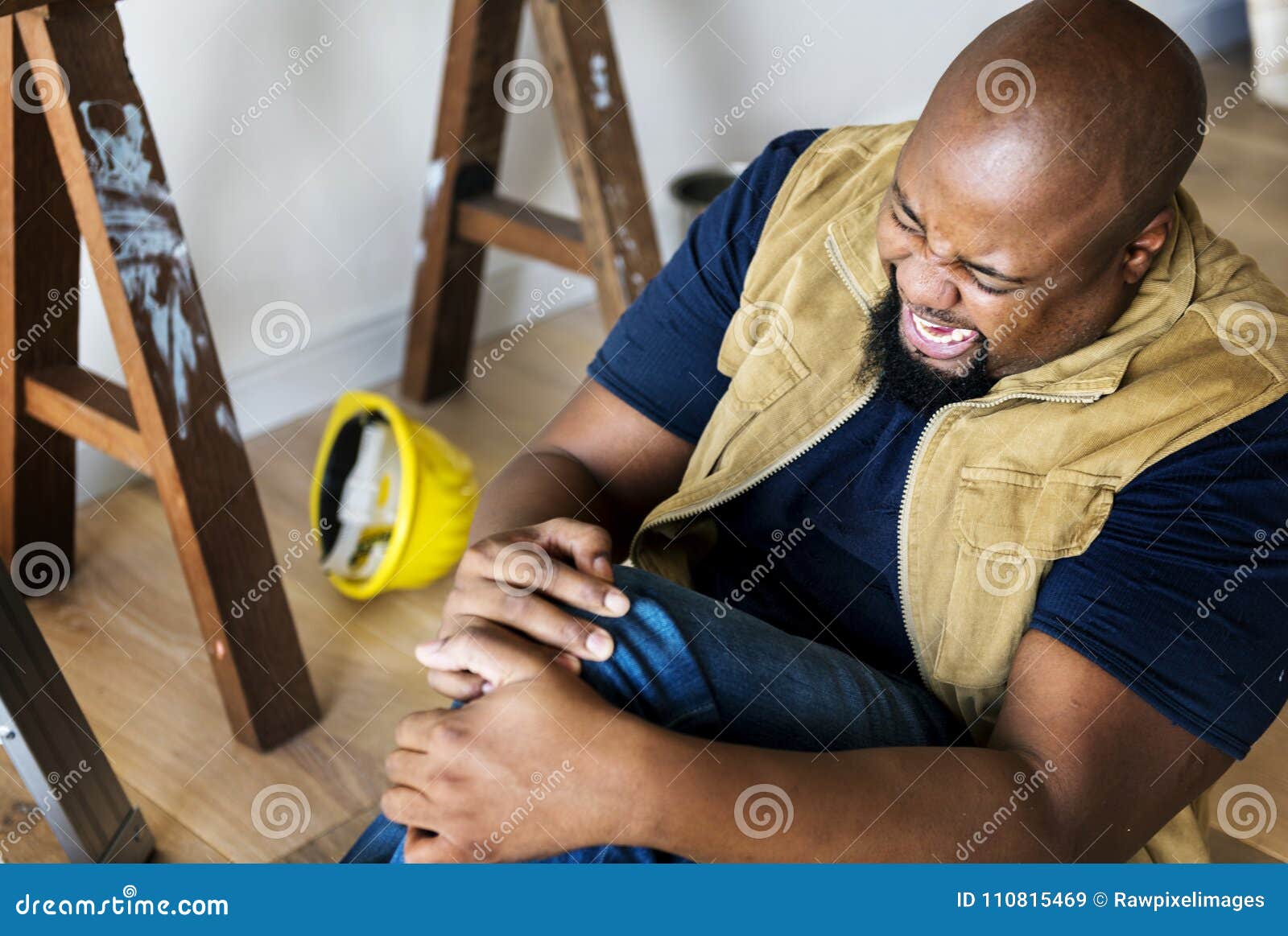 A Man Getting Injured while Working Stock Image - Image of accident ... A Man Getting Injured while Working Stock Image - Image of accident ...