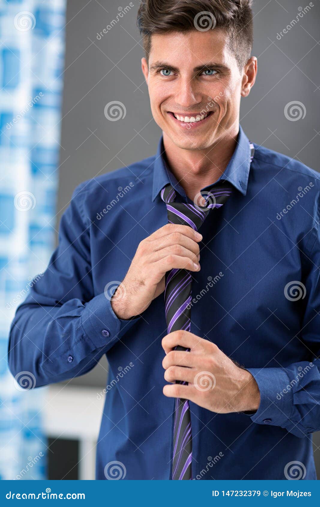 Man getting ready stock image. Image of masculinity - 147232379