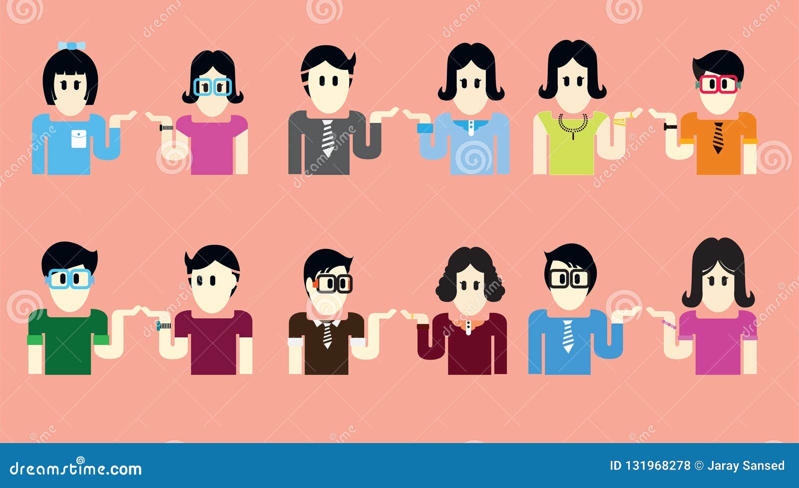 There Are So Many Beautiful Reasons To Be Happy Hand Drawn Vector ...