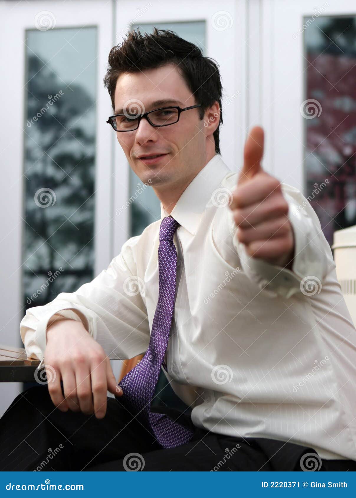 Man gives thumbs up stock image. Image of industry, masculine - 2220371