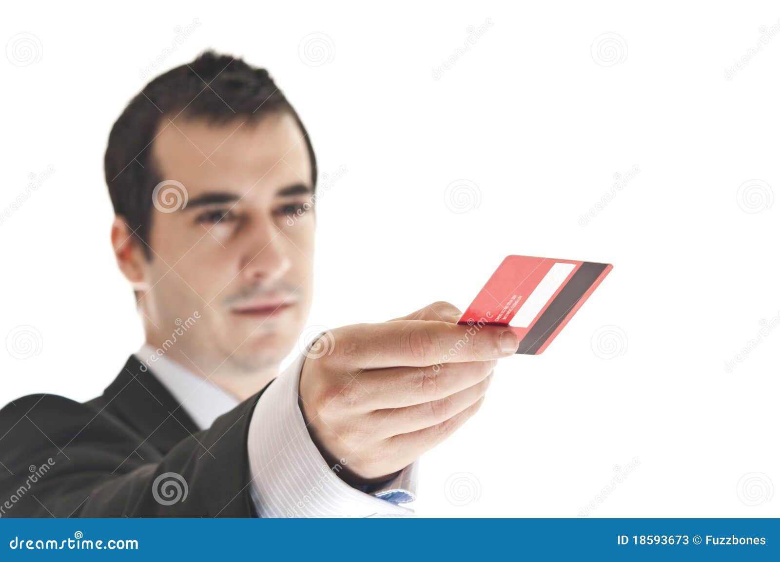 Man giving credit card stock image. Image of closeup - 18593673