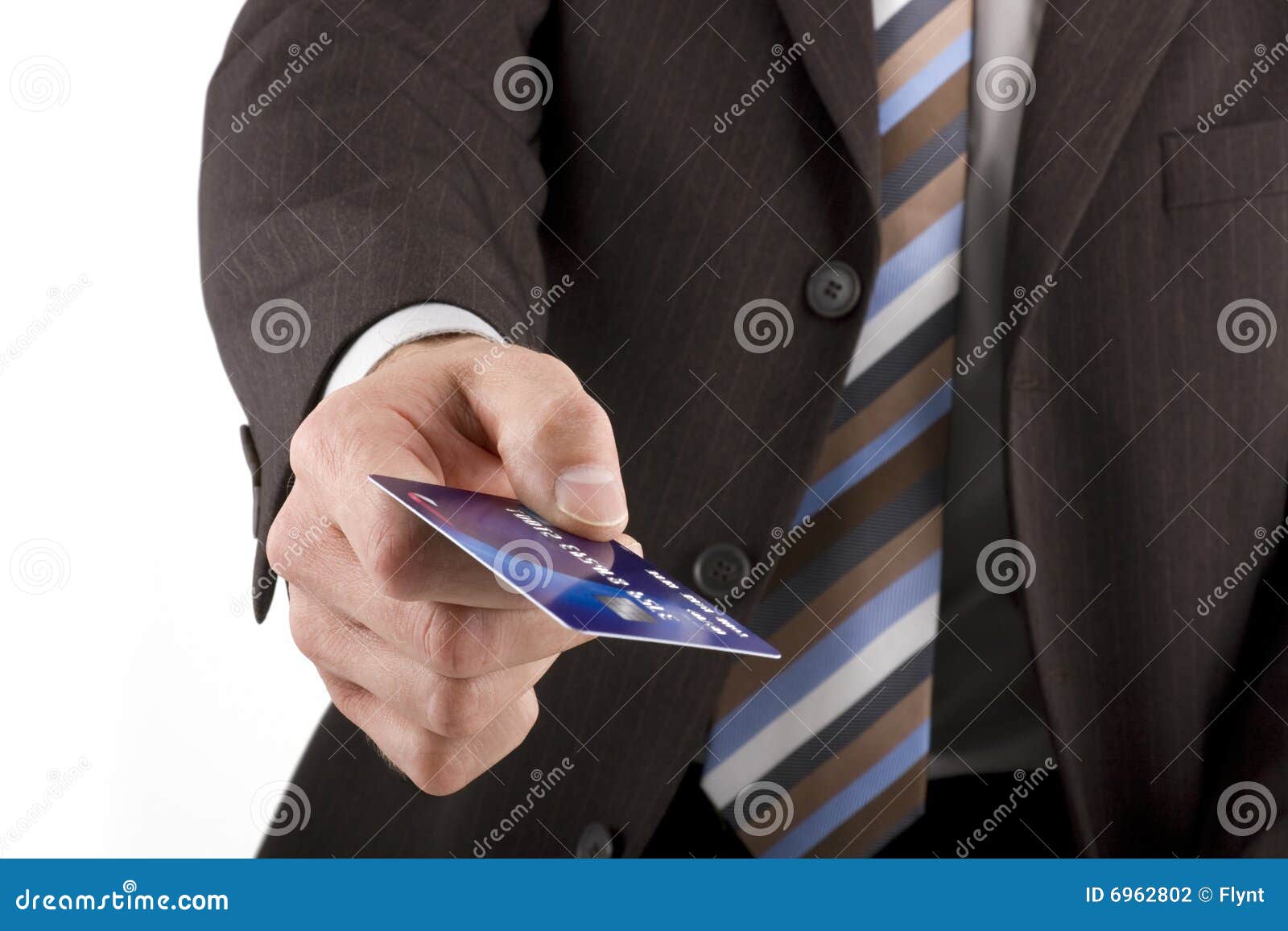Man giving credit card stock photo. Image of card, close - 6962802