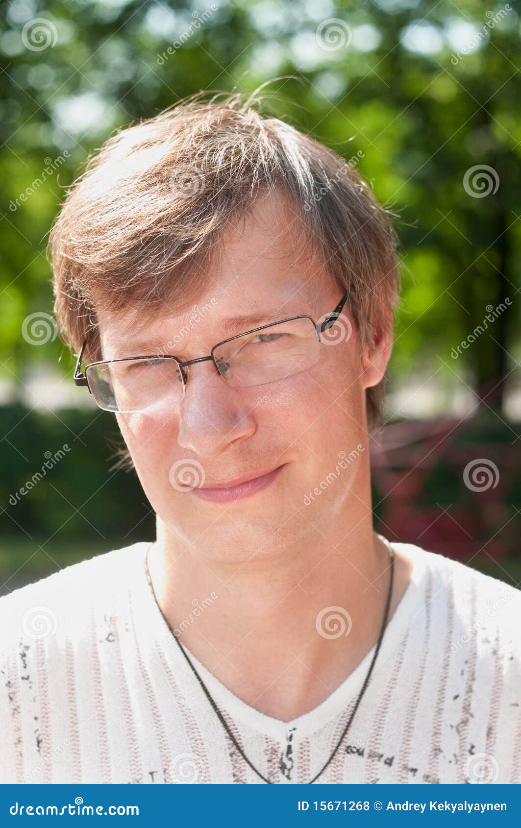 Man in glasses stock photo. Image of male, people, face - 15671268