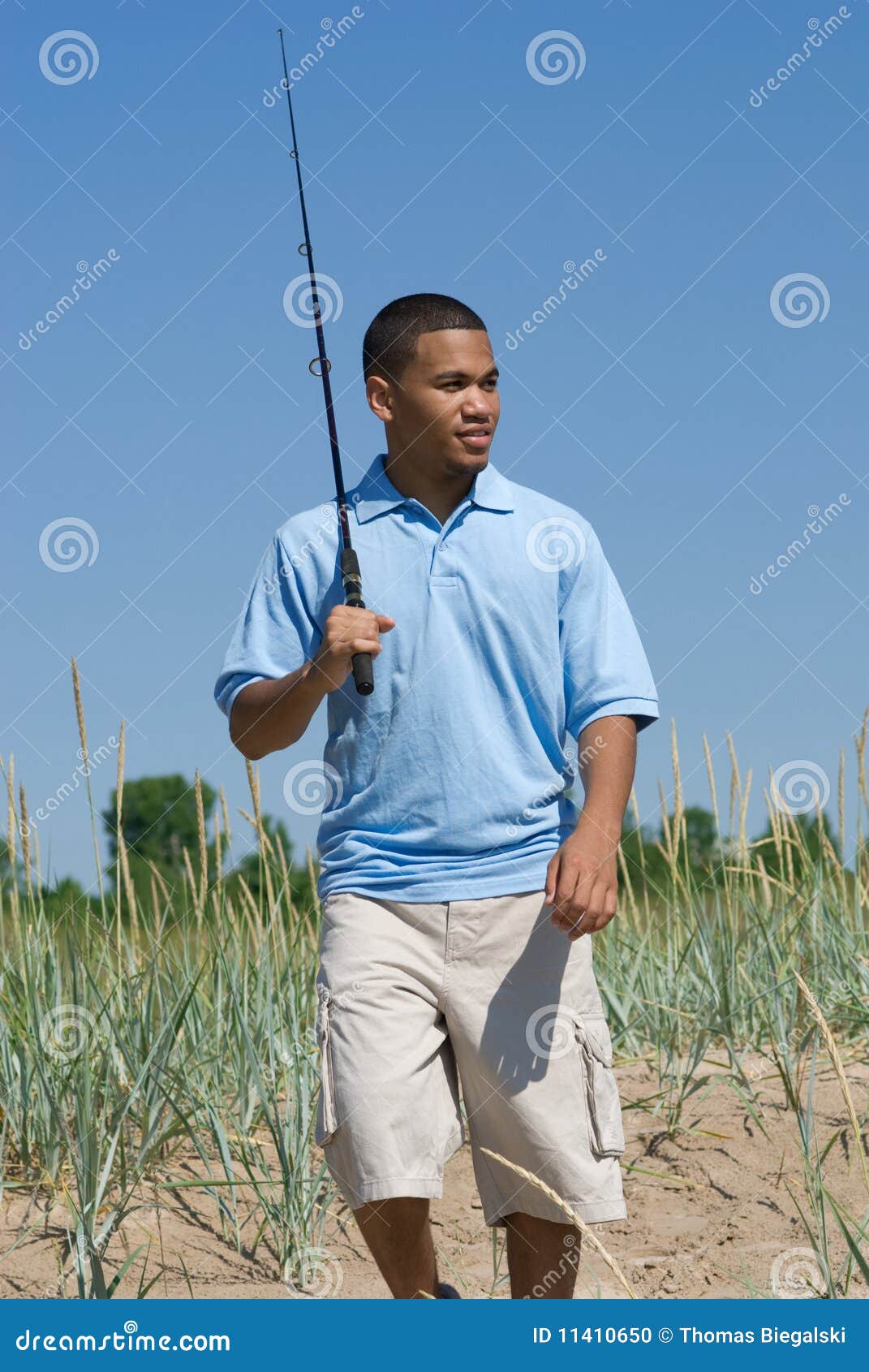 Man Going Fishing Stock Photo - Image: 11410650