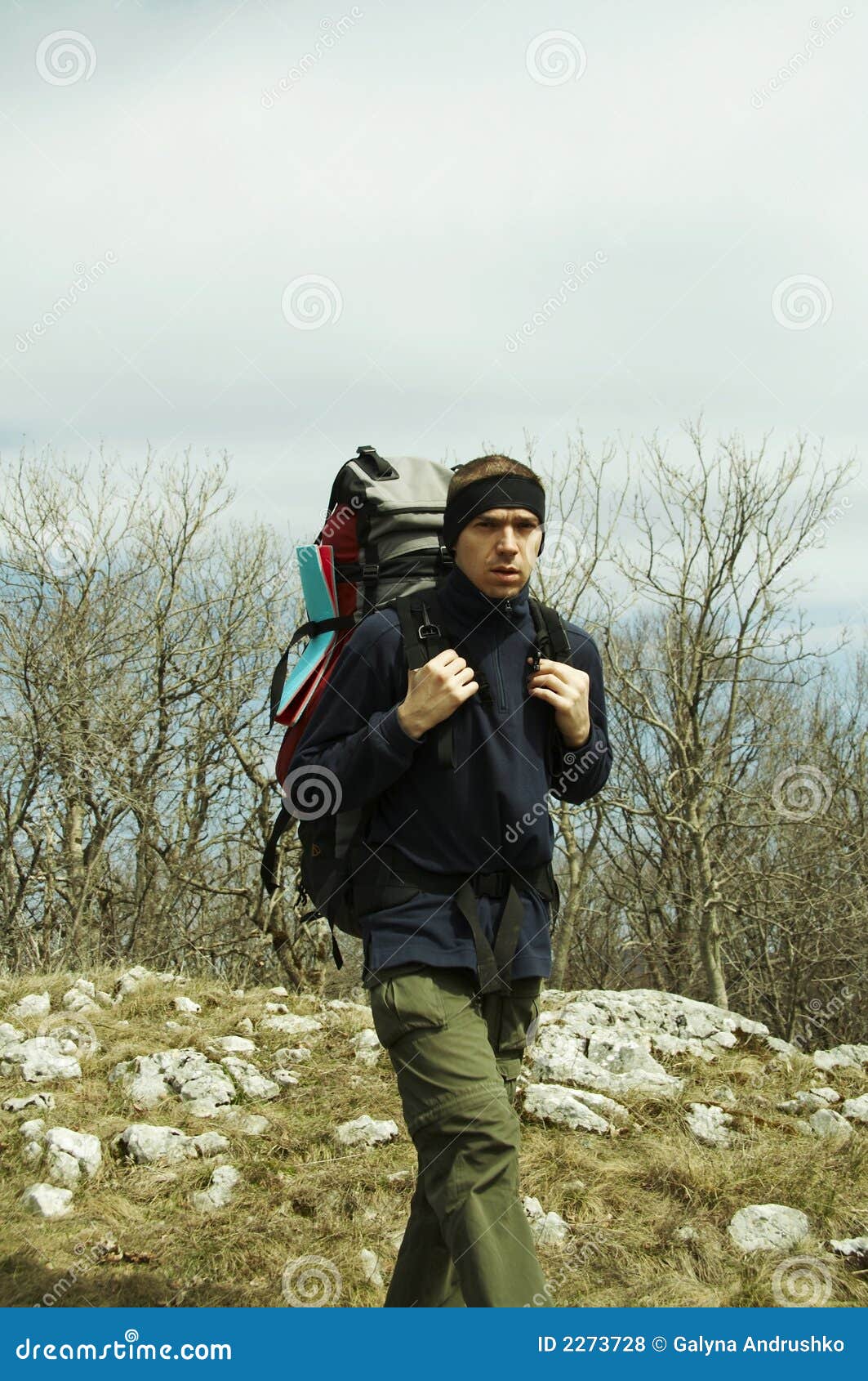 Man going up stock photo. Image of alpine, clambering - 2273728