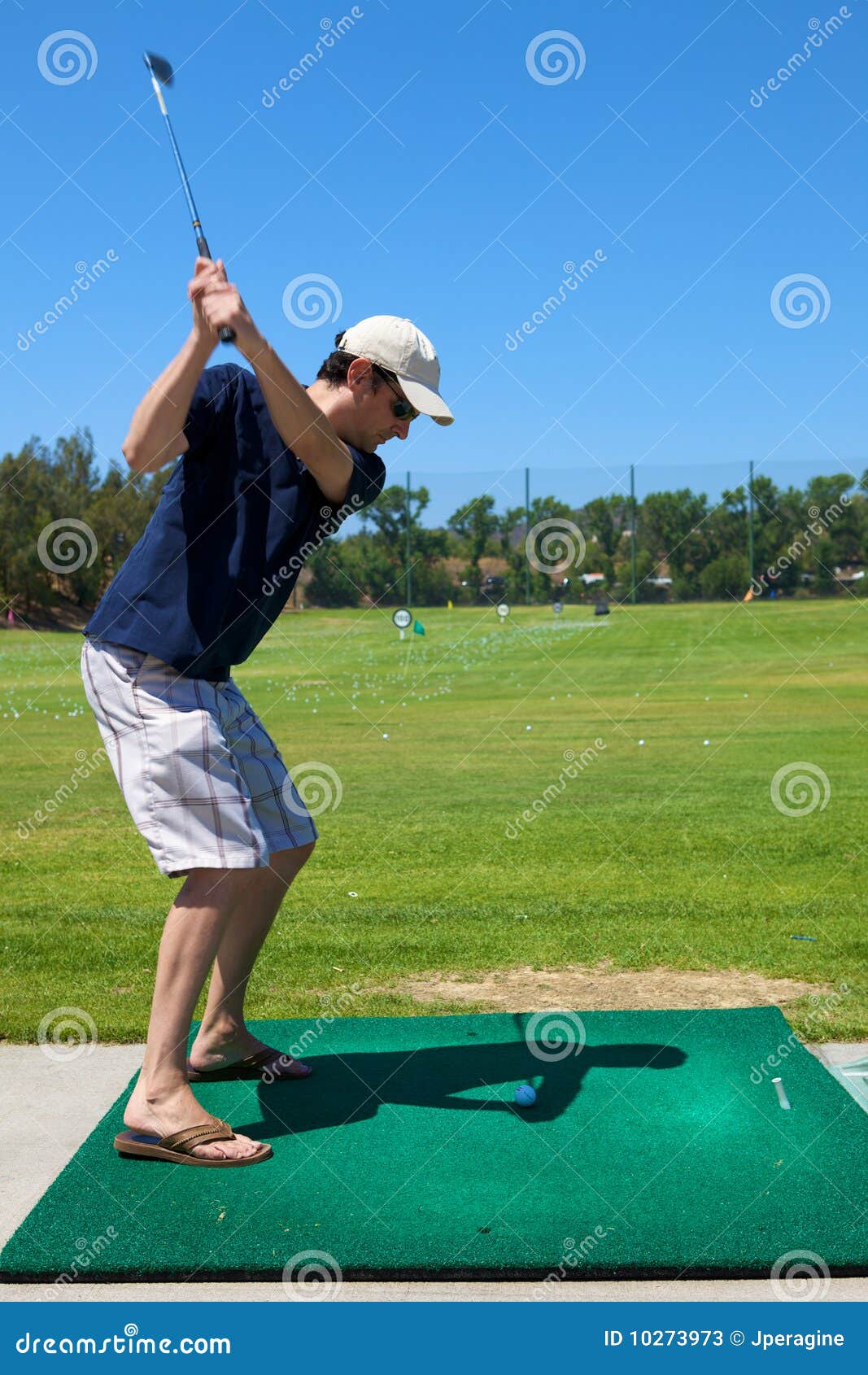 Man Golfing stock image. Image of putt, success, selected - 10273973