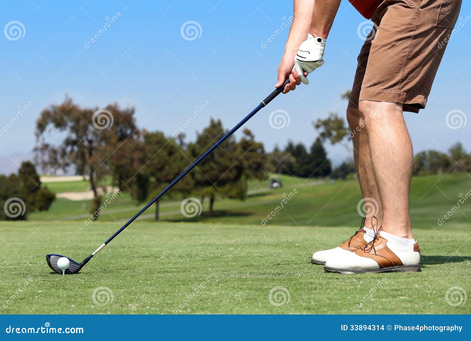 Man golfing stock photo. Image of male, golf, golfing - 33894314