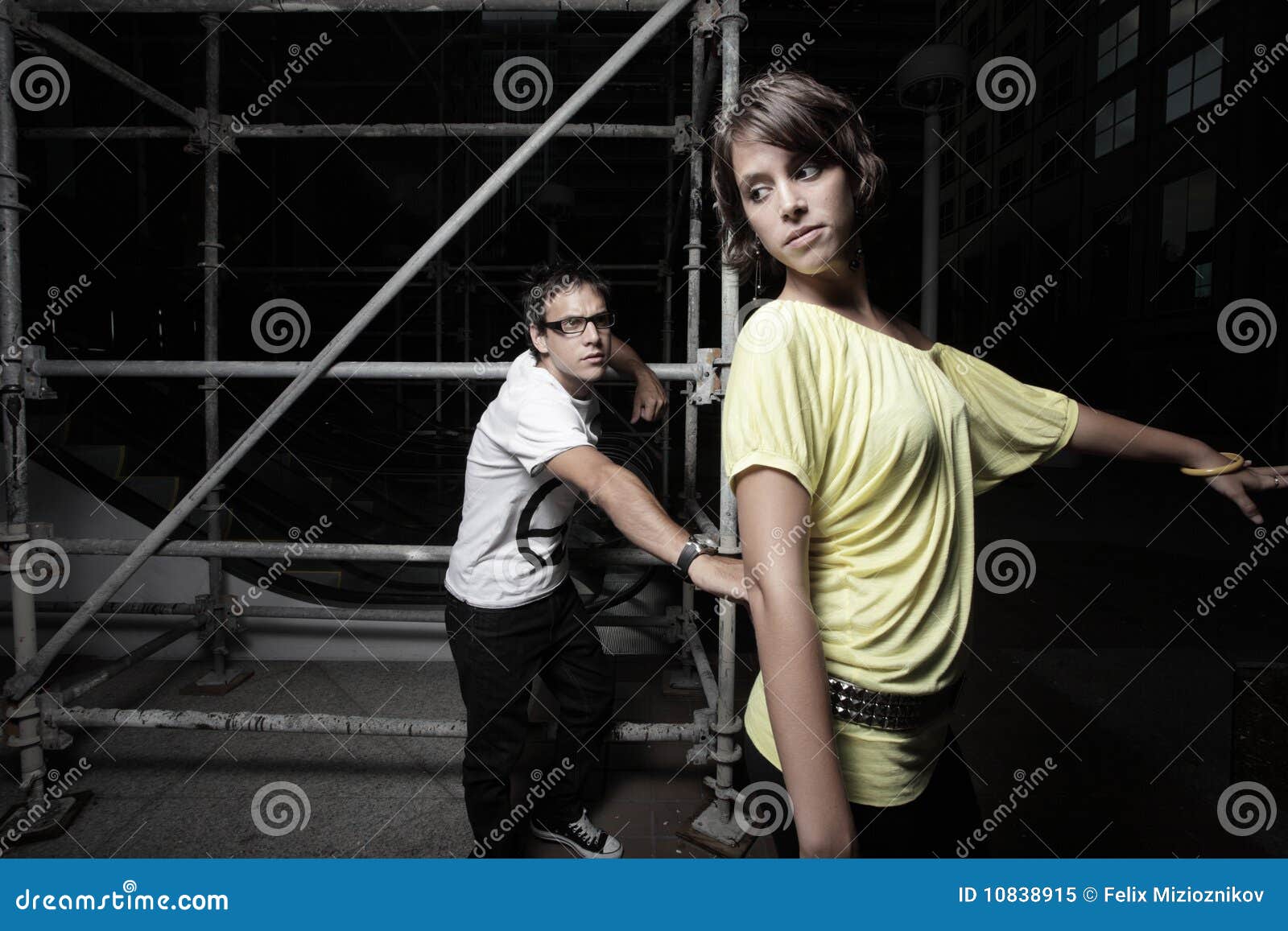 Man grabbing a woman stock image. Image of scary, outside - 10838915