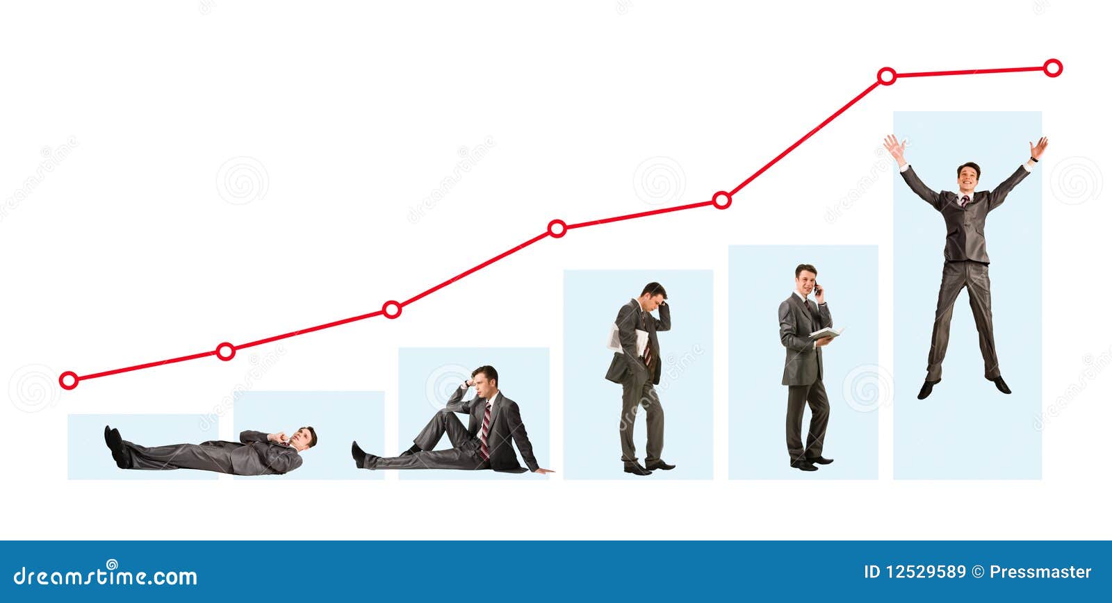 Man and graph stock image. Image of career, hand, expertise - 12529589
