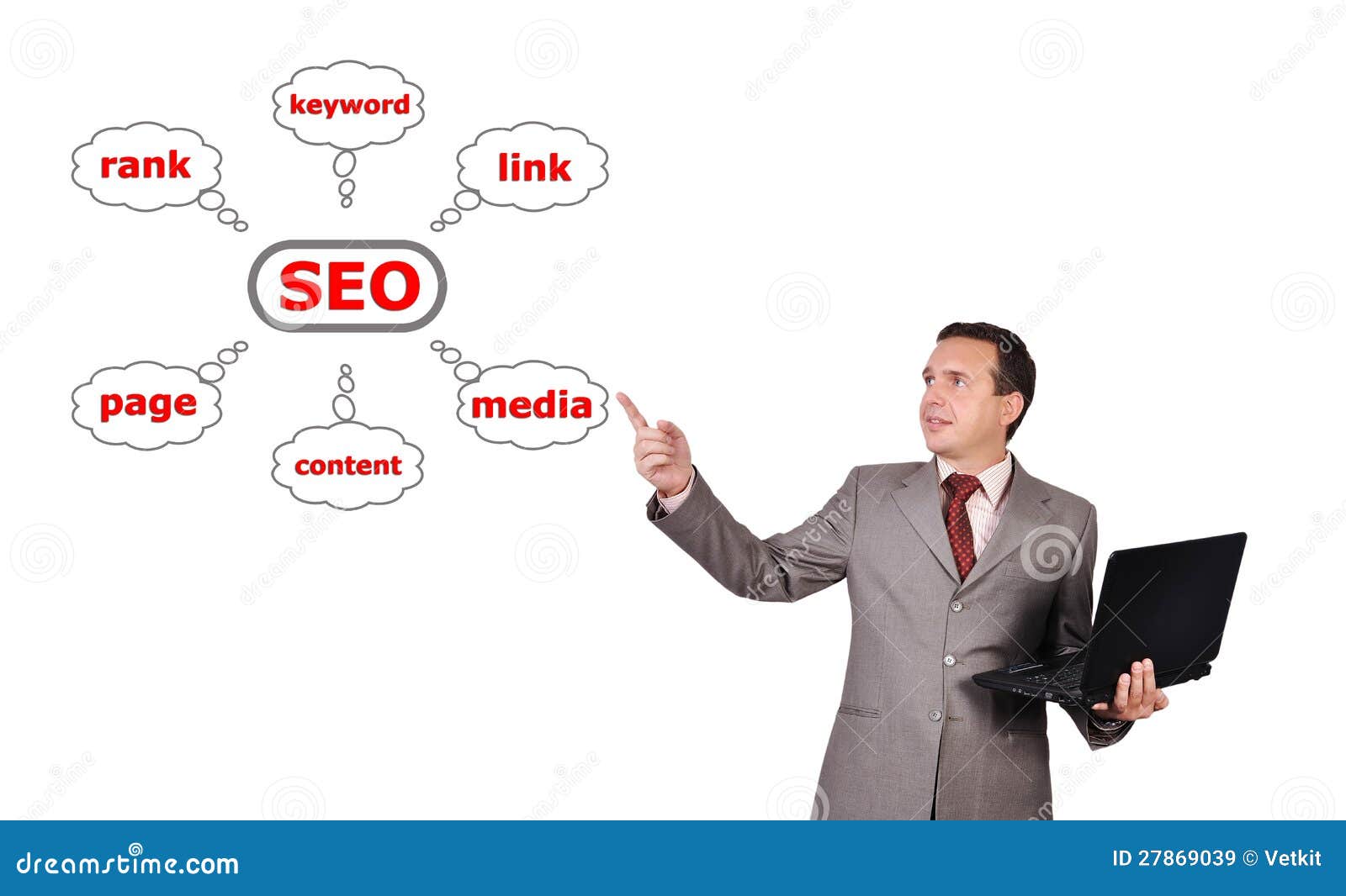 Man and graph seo stock image. Image of imagination, network - 27869039
