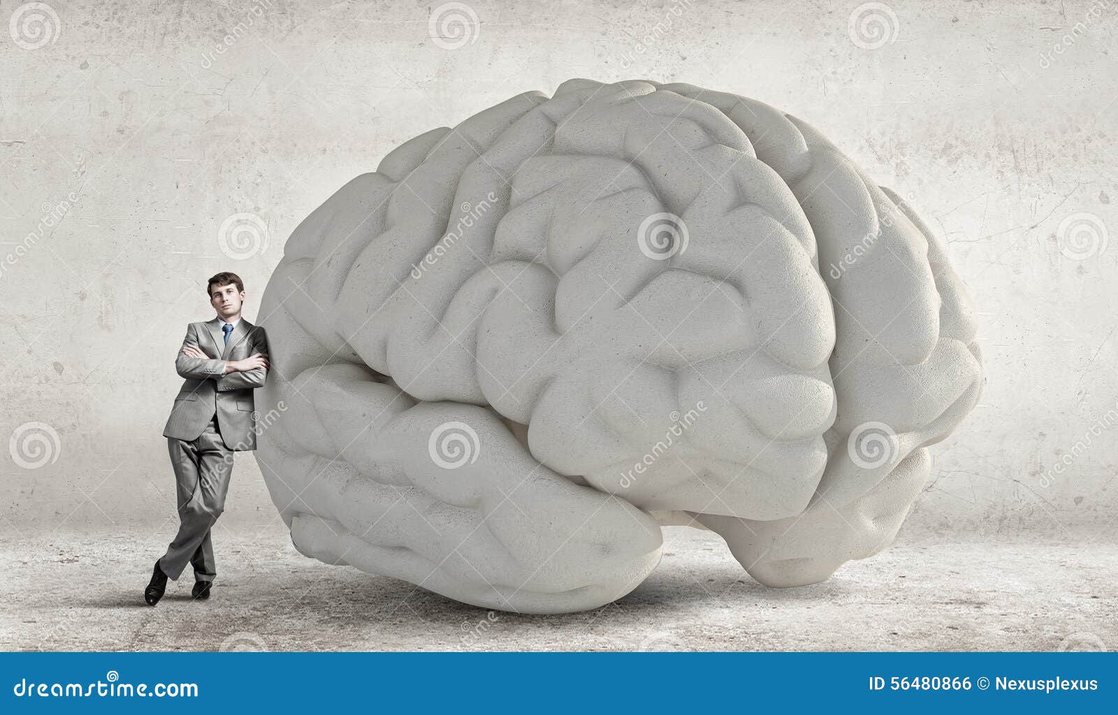 Man of great mind stock photo. Image of giant, smart - 56480866