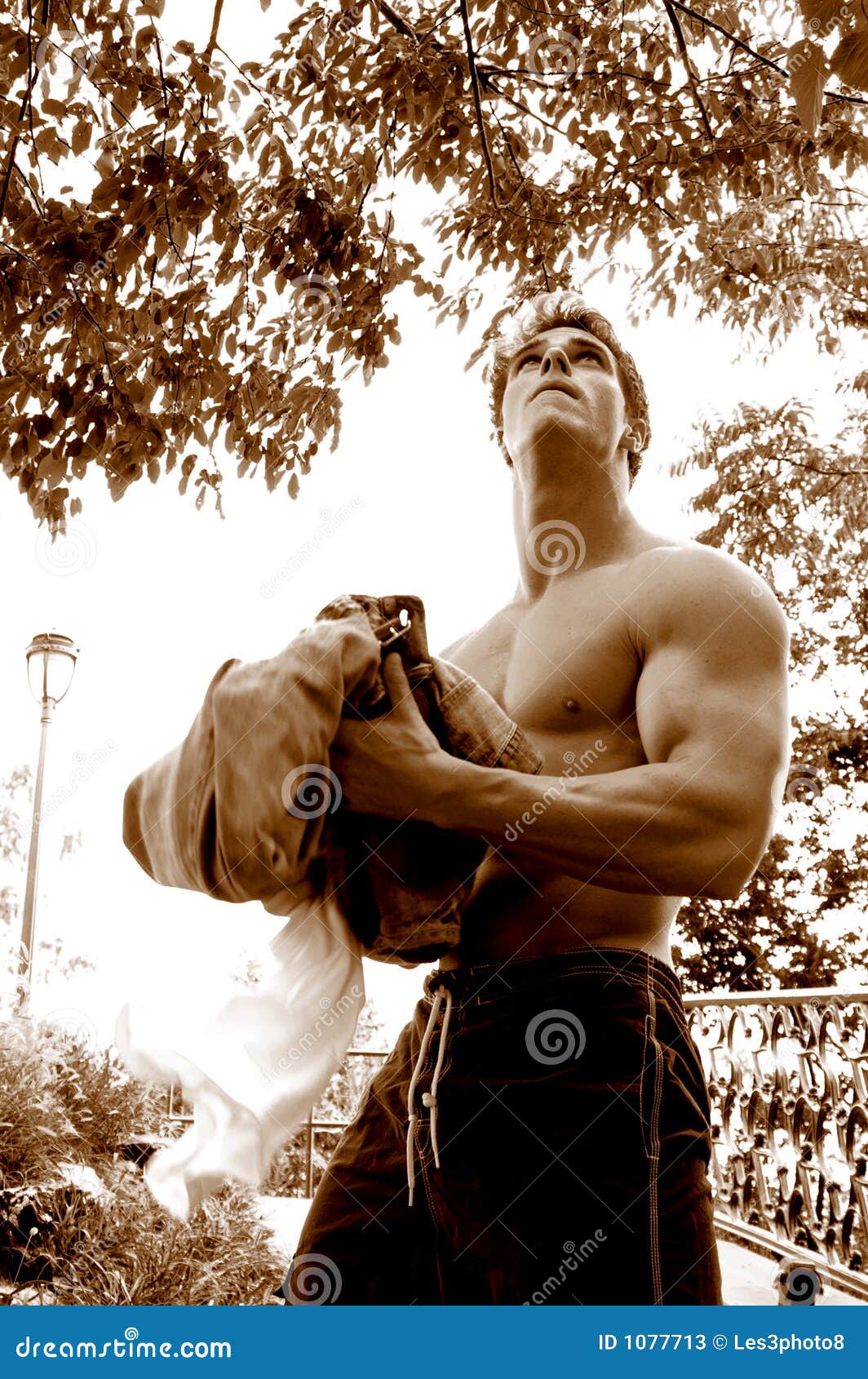 Man and the Great Outdoors 2 Stock Image - Image of youth, clothes: 1077713