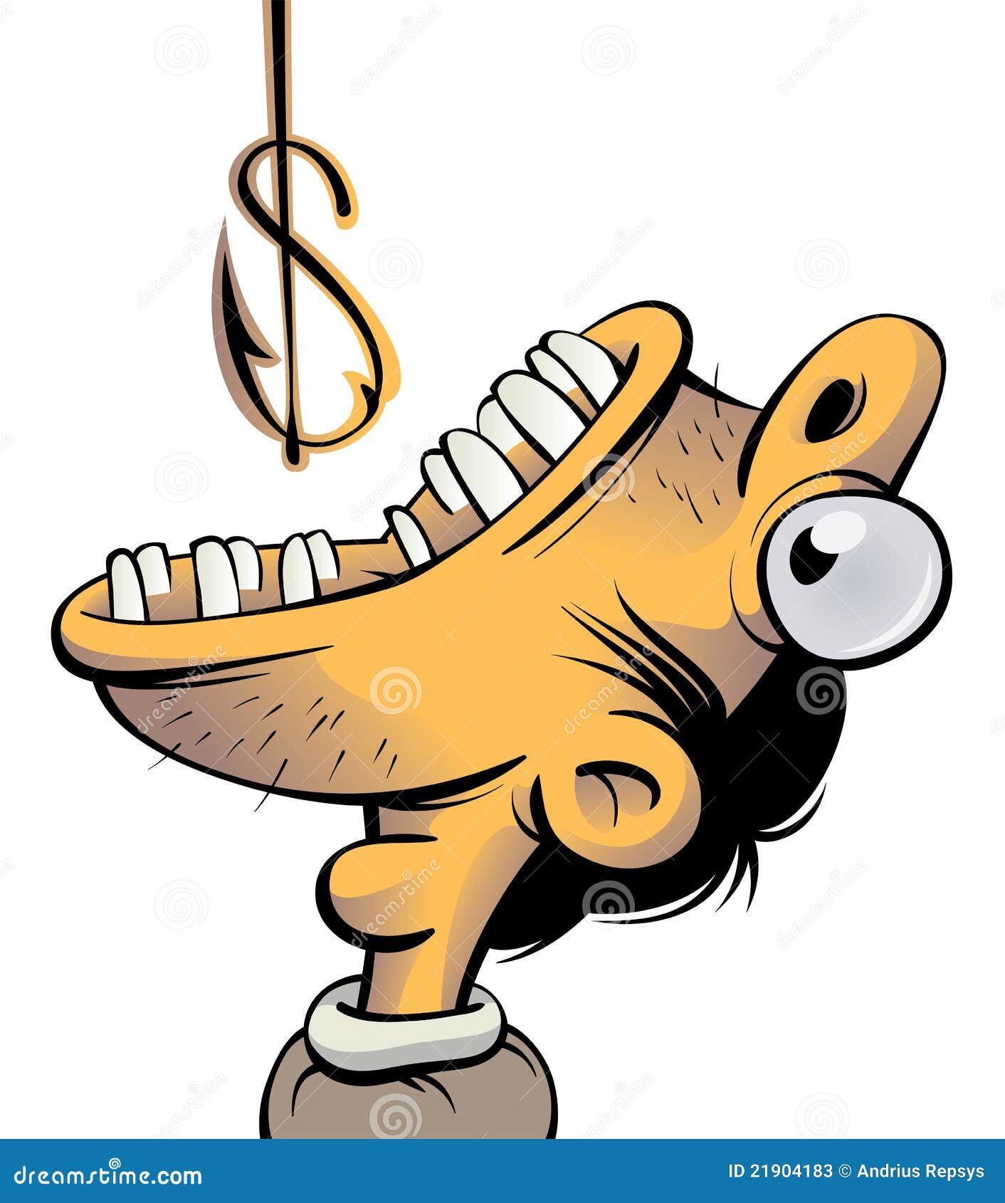 Greedy Person Clipart