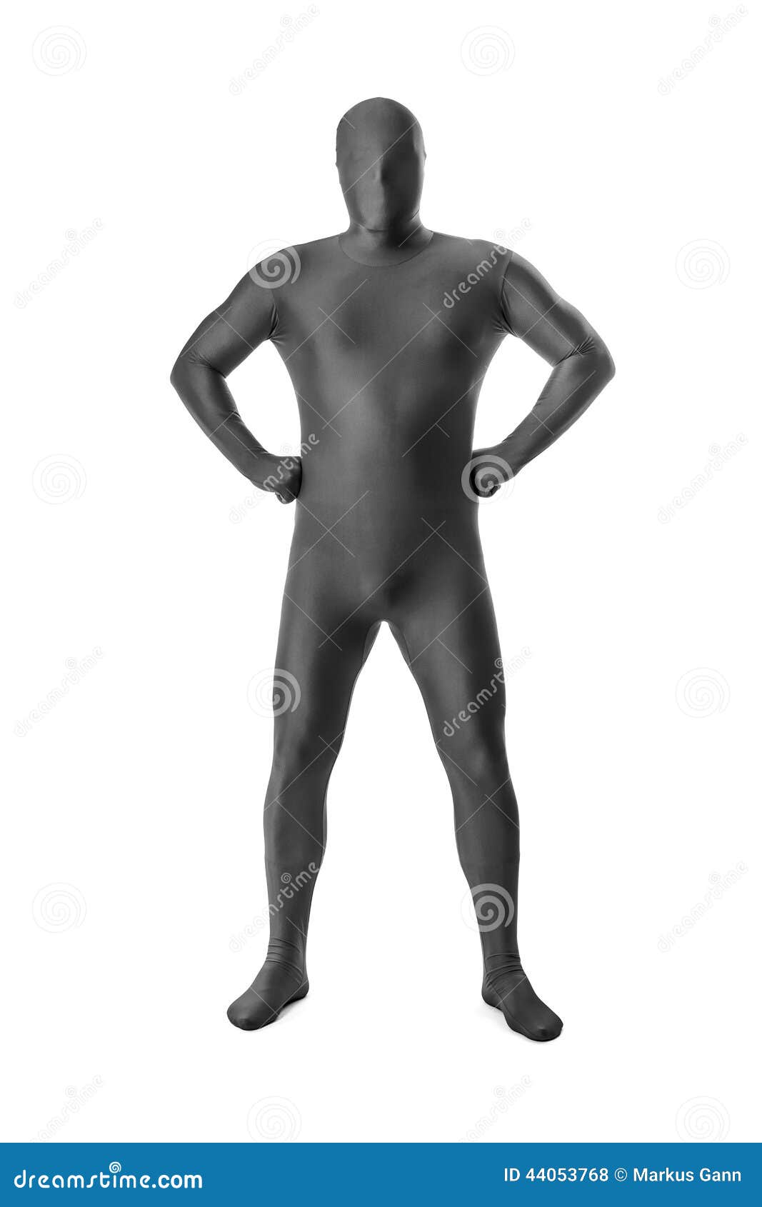 Man in a grey body suit stock photo. Image of strong - 44053768