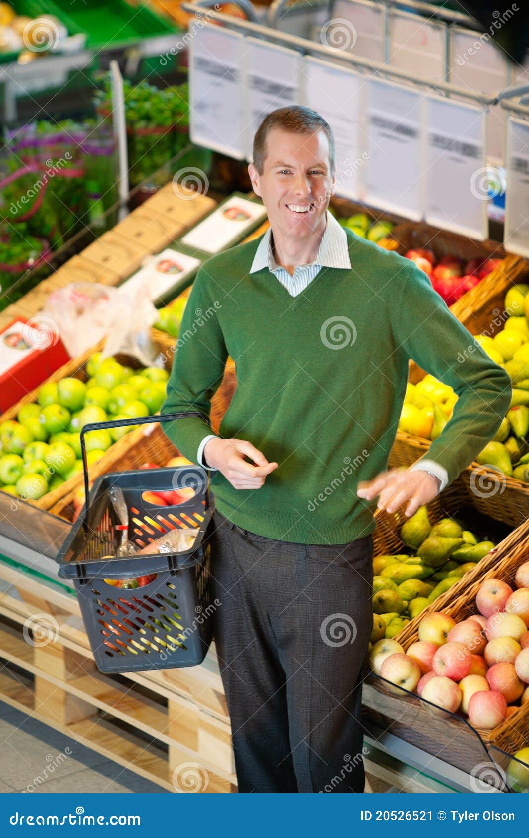 Man in Grocery Store stock image. Image of people, choice - 20526521