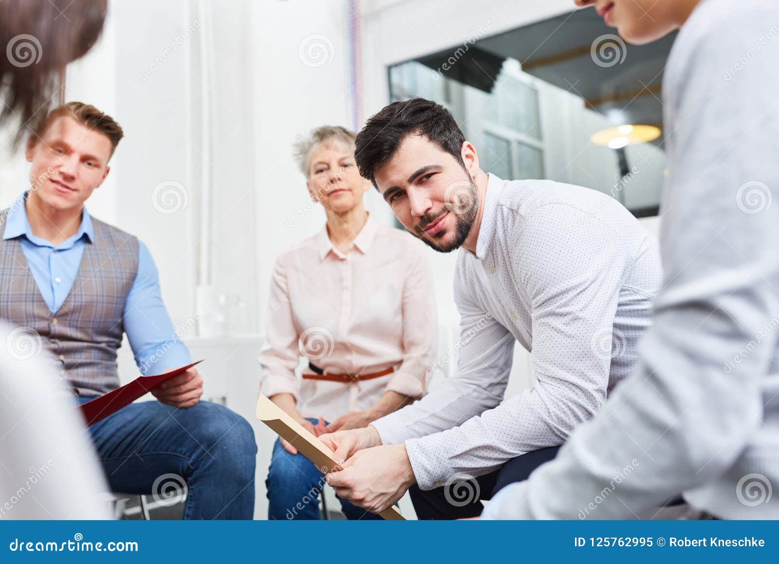 Group in Seminar or Workshop Stock Image - Image of building, concept ...