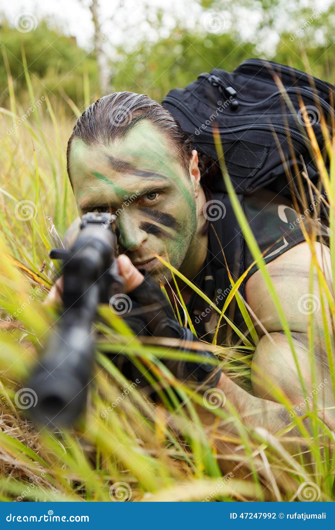 Man with a gun stock photo. Image of dress, mature, battle - 47247992