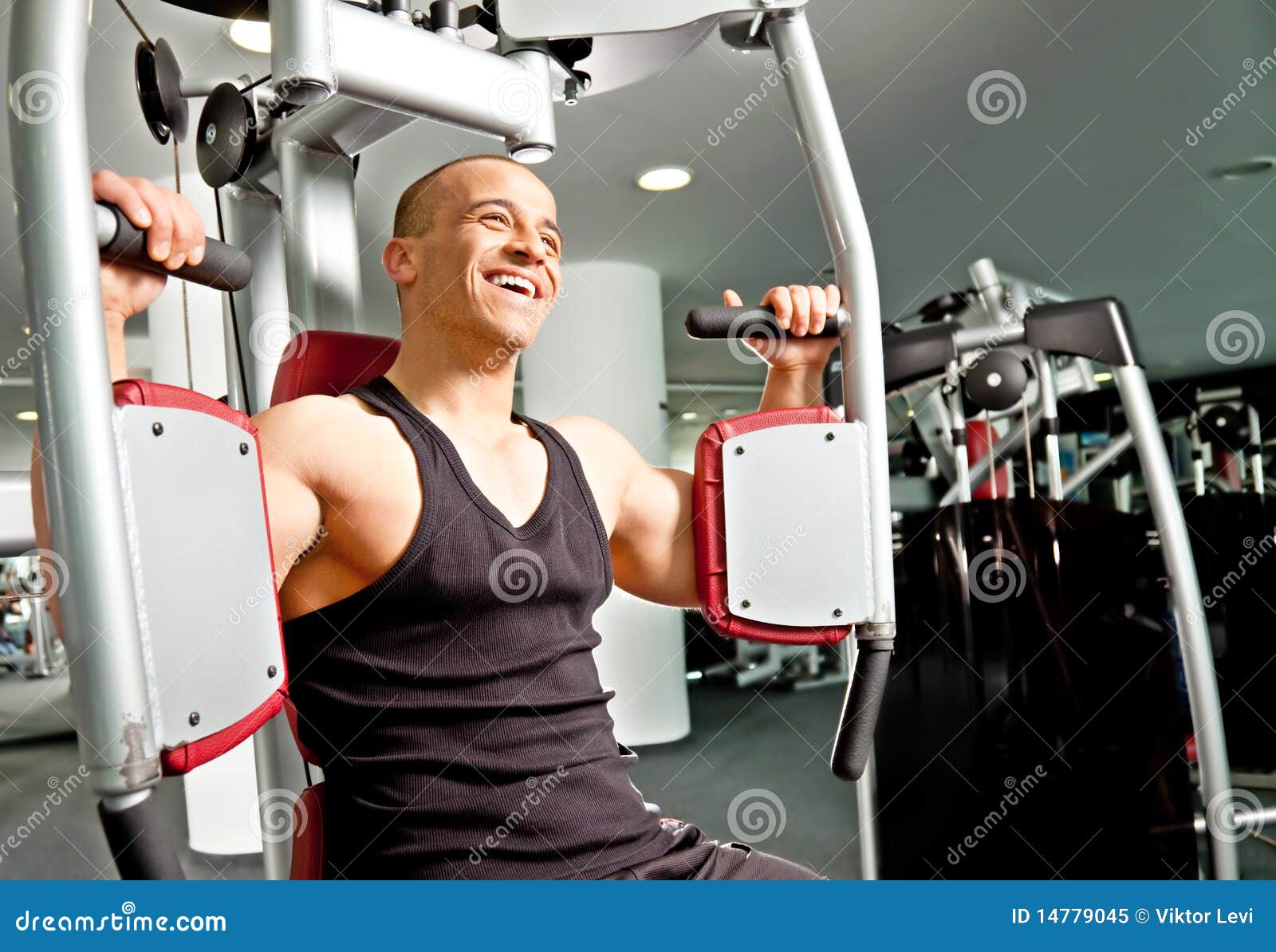 Man gym fitness stock image. Image of lifestyle, health - 14779045