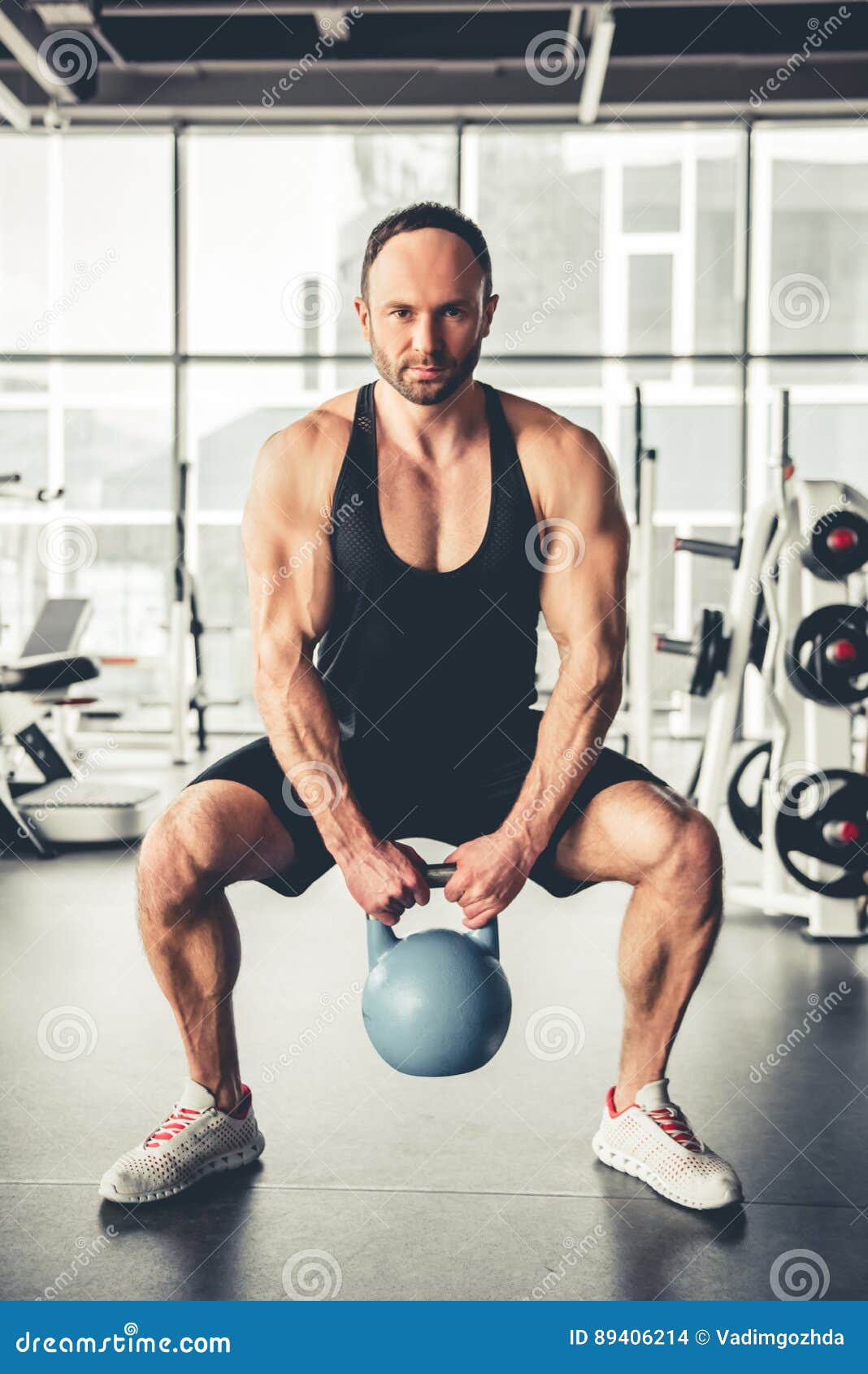 Man at the gym stock photo. Image of fitness, healthy - 89406214