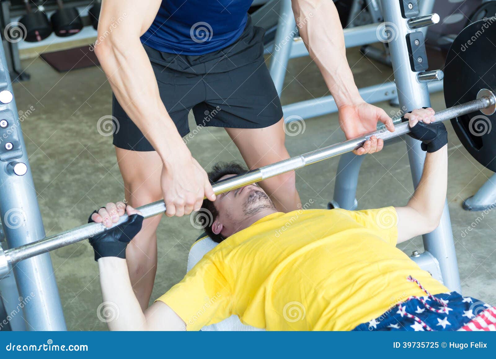 Man at the gym stock image. Image of happy, fitness, muscle - 39735725