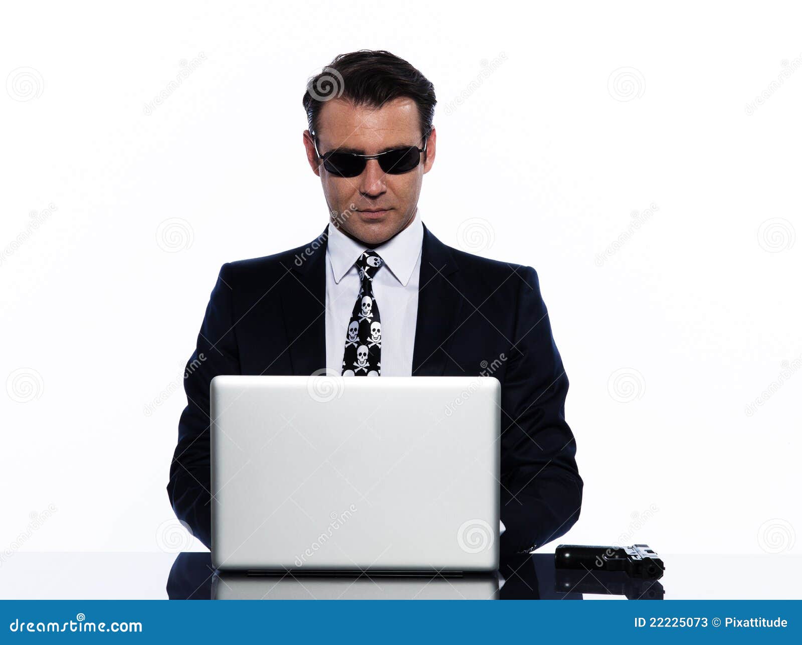 Man Hacker Computing Business Crime Stock Image - Image of manace ...