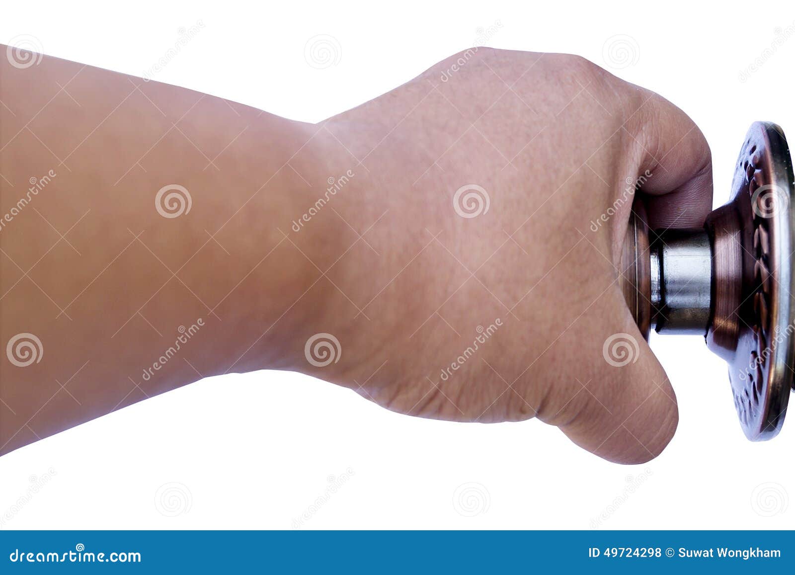 Man hand closed door knob. stock photo. Image of doorway - 49724298