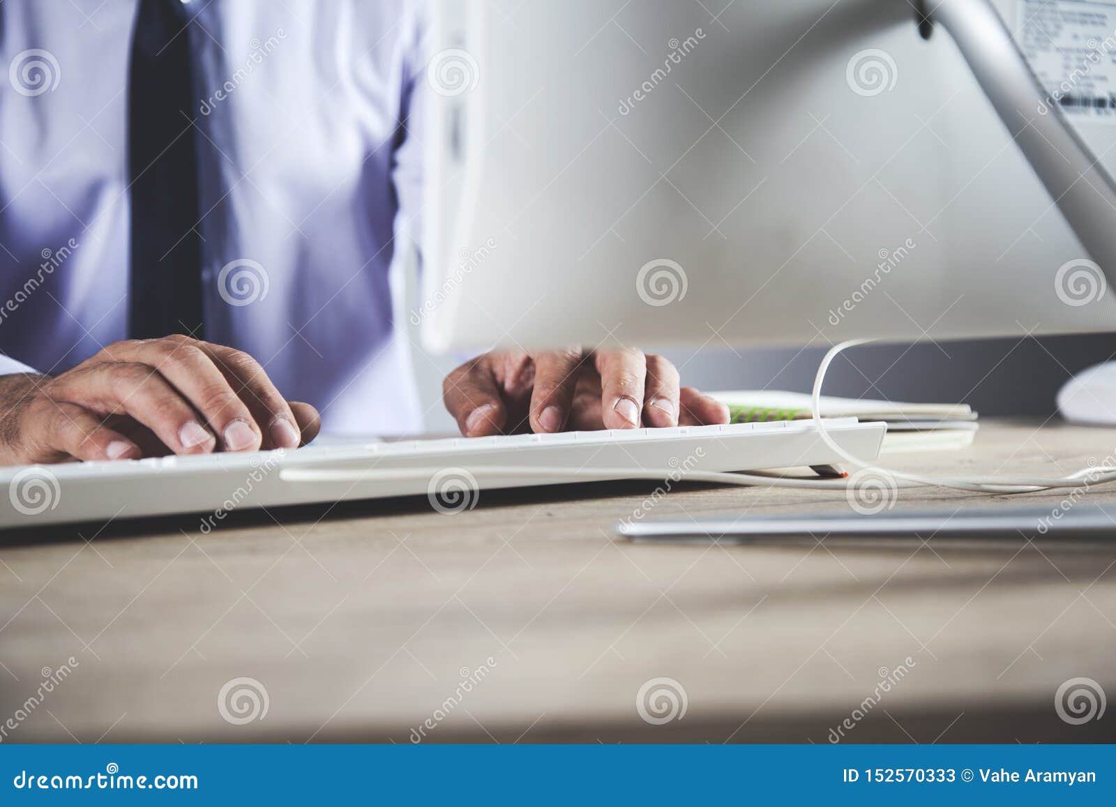 Man hand computer keyboard stock image. Image of typing - 152570333