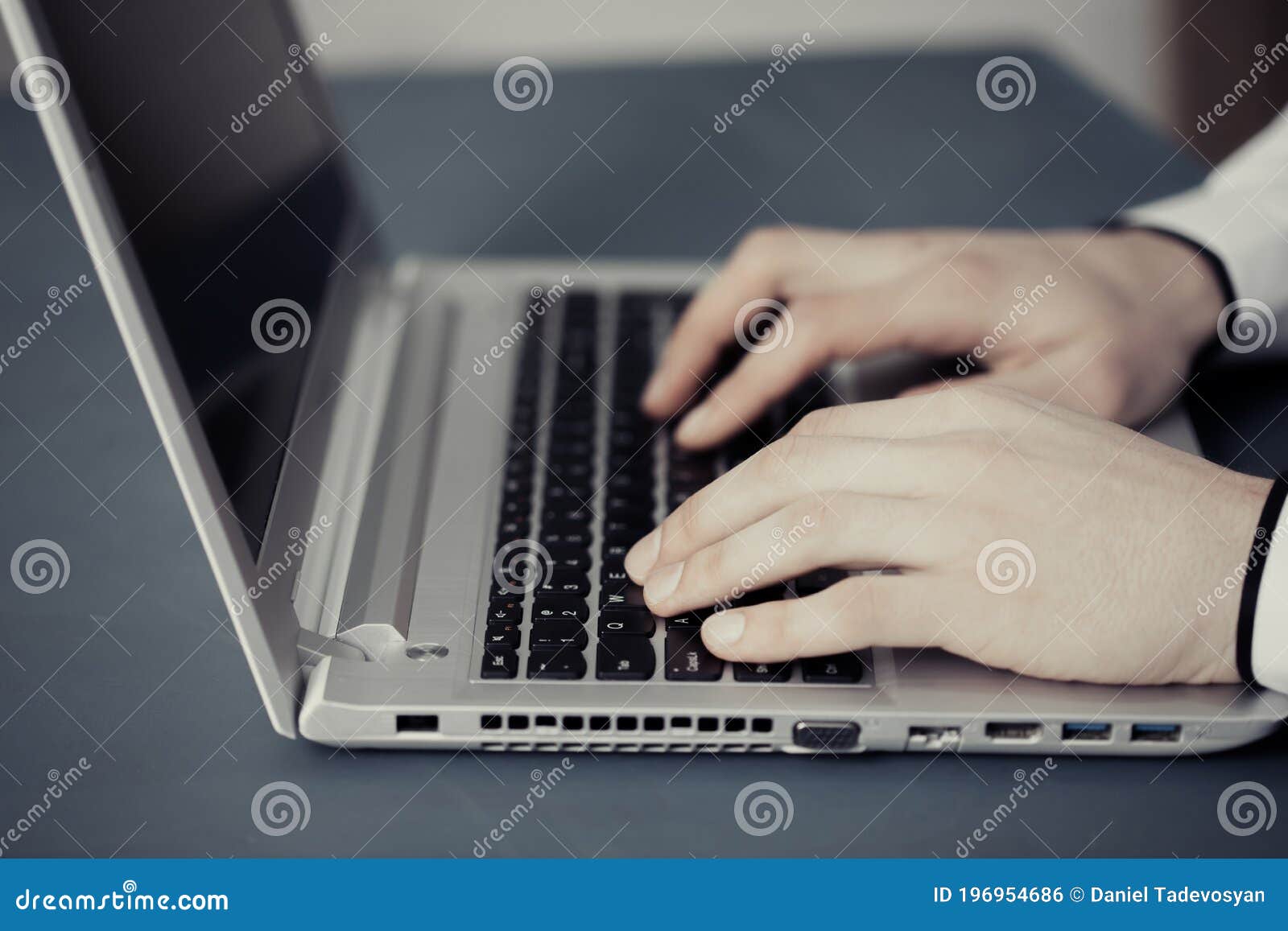 Man hand computer keyboard stock photo. Image of support - 196954686