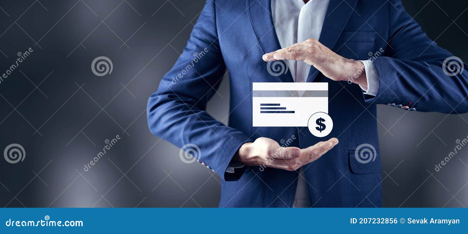 Man hand credit card stock photo. Image of businessman - 207232856