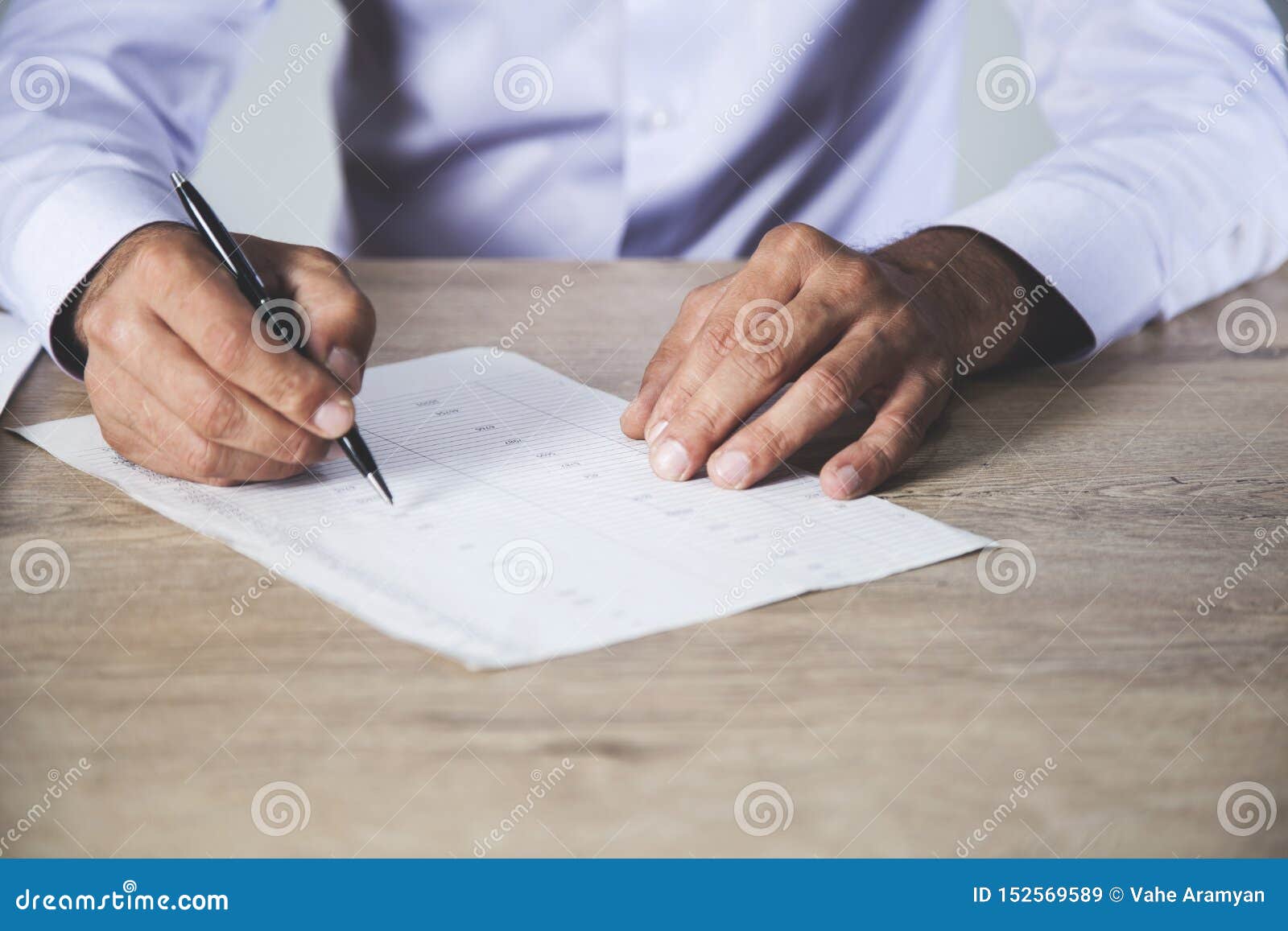 Man hand document with pen stock image. Image of closeup - 152569589