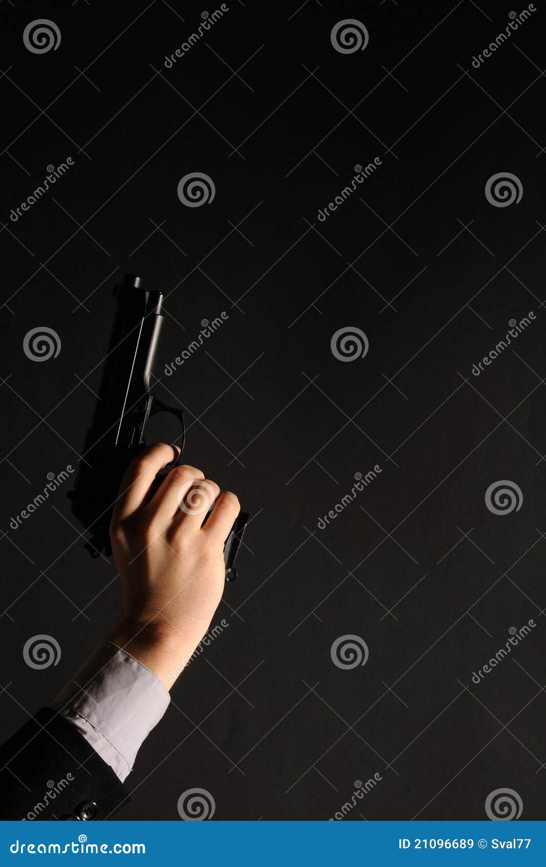 Man hand with a gun stock image. Image of armies, senior - 21096689
