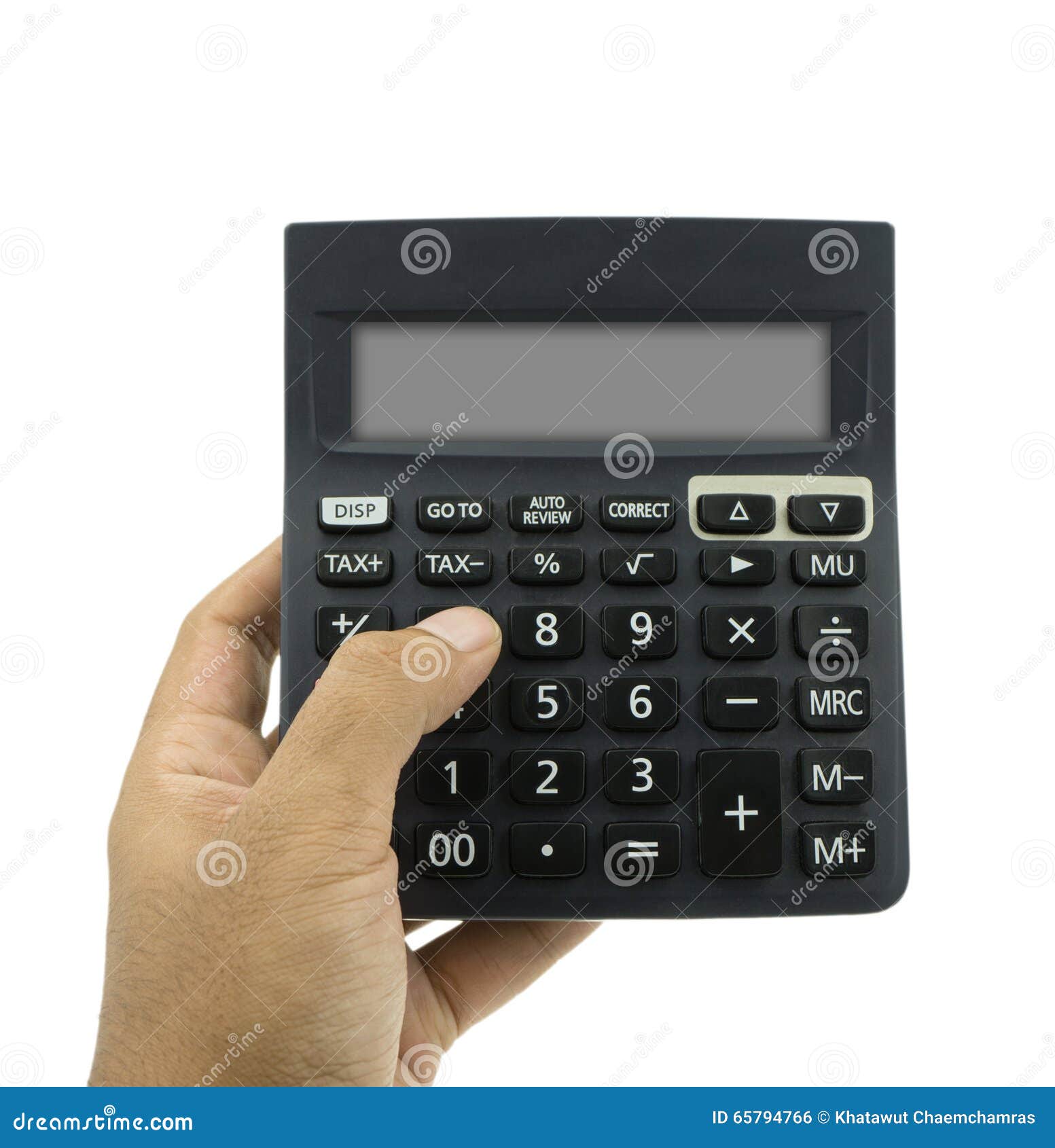 Man hand hold calculator stock photo. Image of banking - 65794766