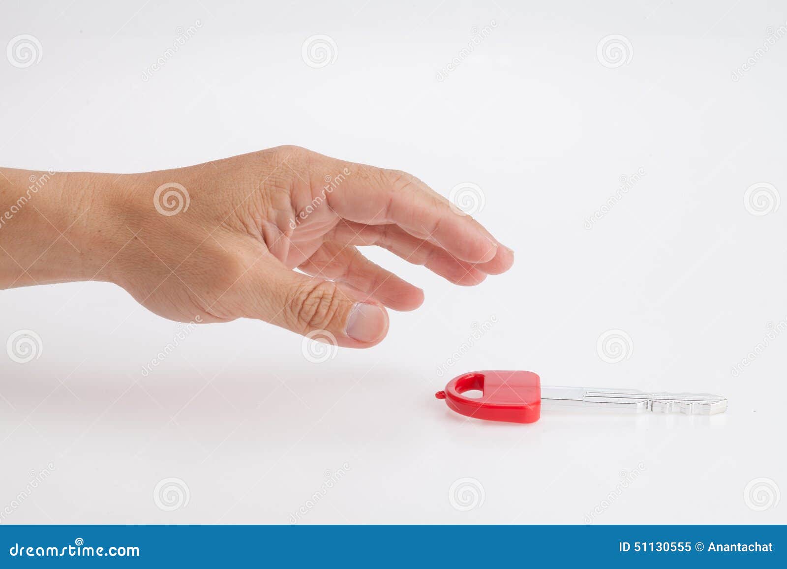 Man hand hold key stock image. Image of isolated, security - 51130555