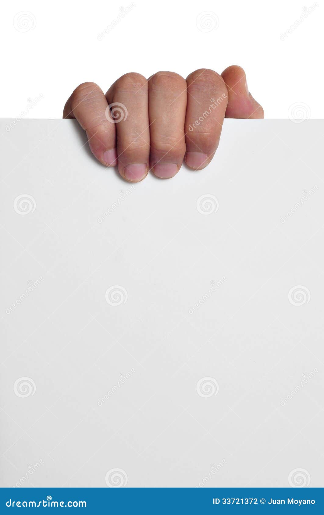 Man Hand Holding a Blank Signboard Stock Photo - Image of communication ...