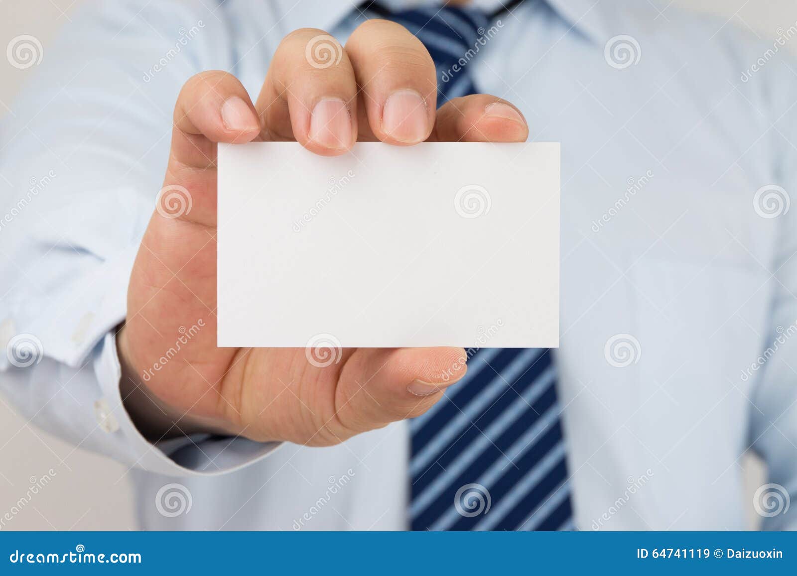 Man Hand Holding a Business Card Stock Image - Image of hand, finger ...
