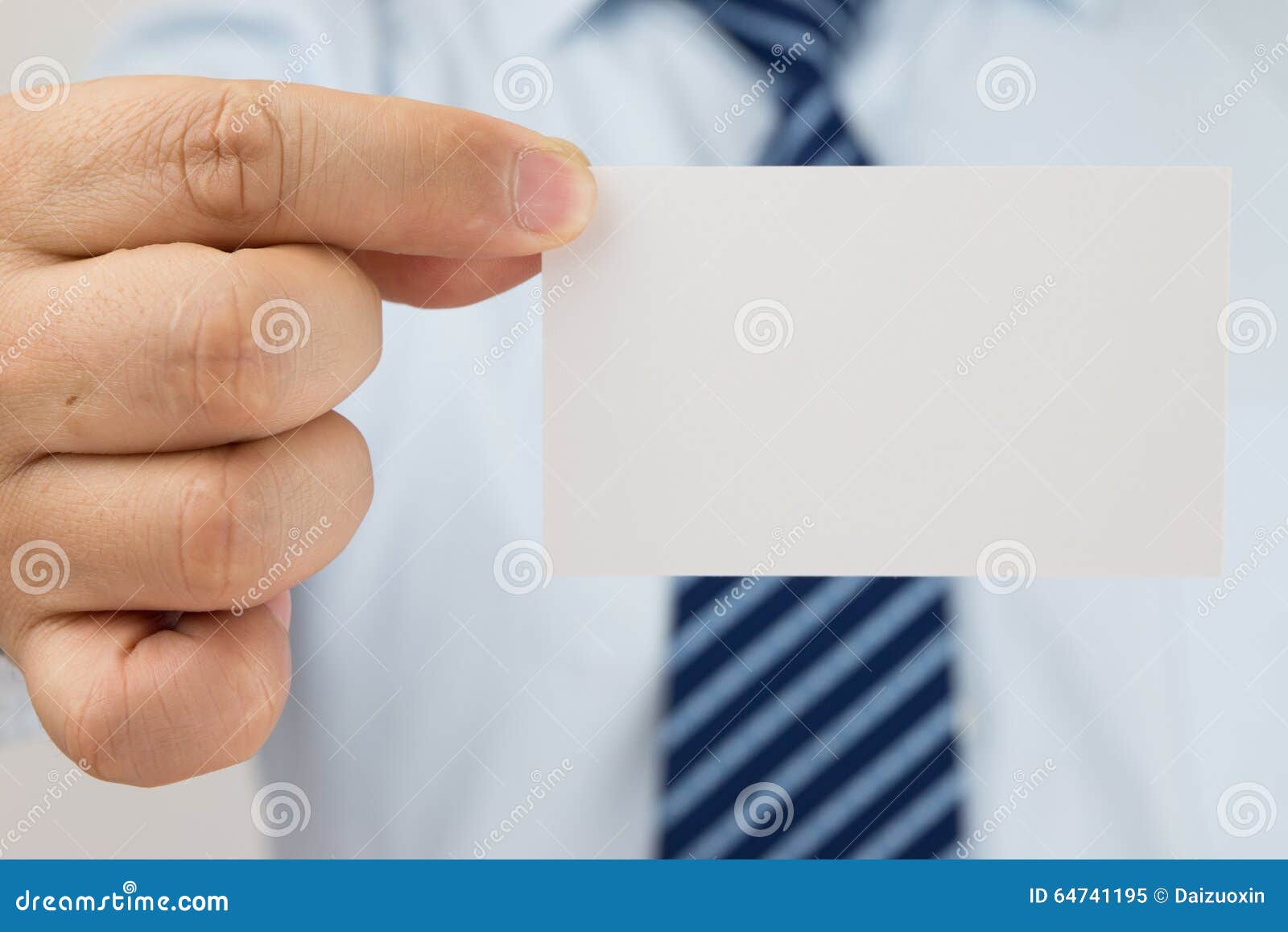 Man Hand Holding a Business Card Stock Image - Image of concept, giving ...