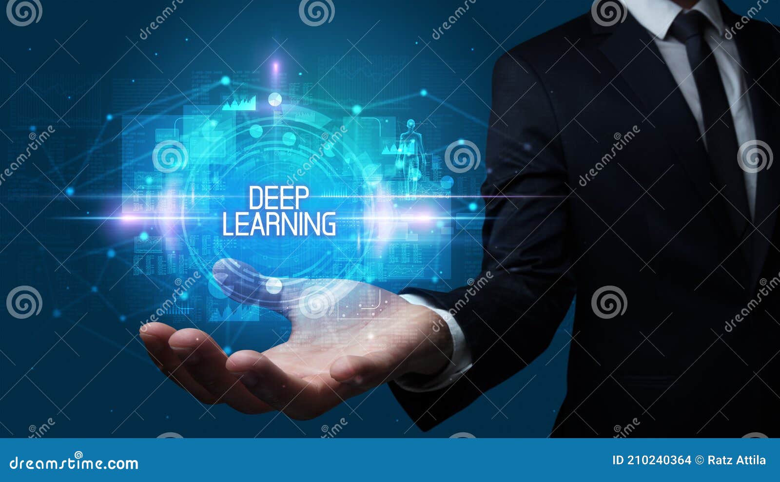 Man Hand Holding Digital Technology Concept Stock Photo - Image of ...