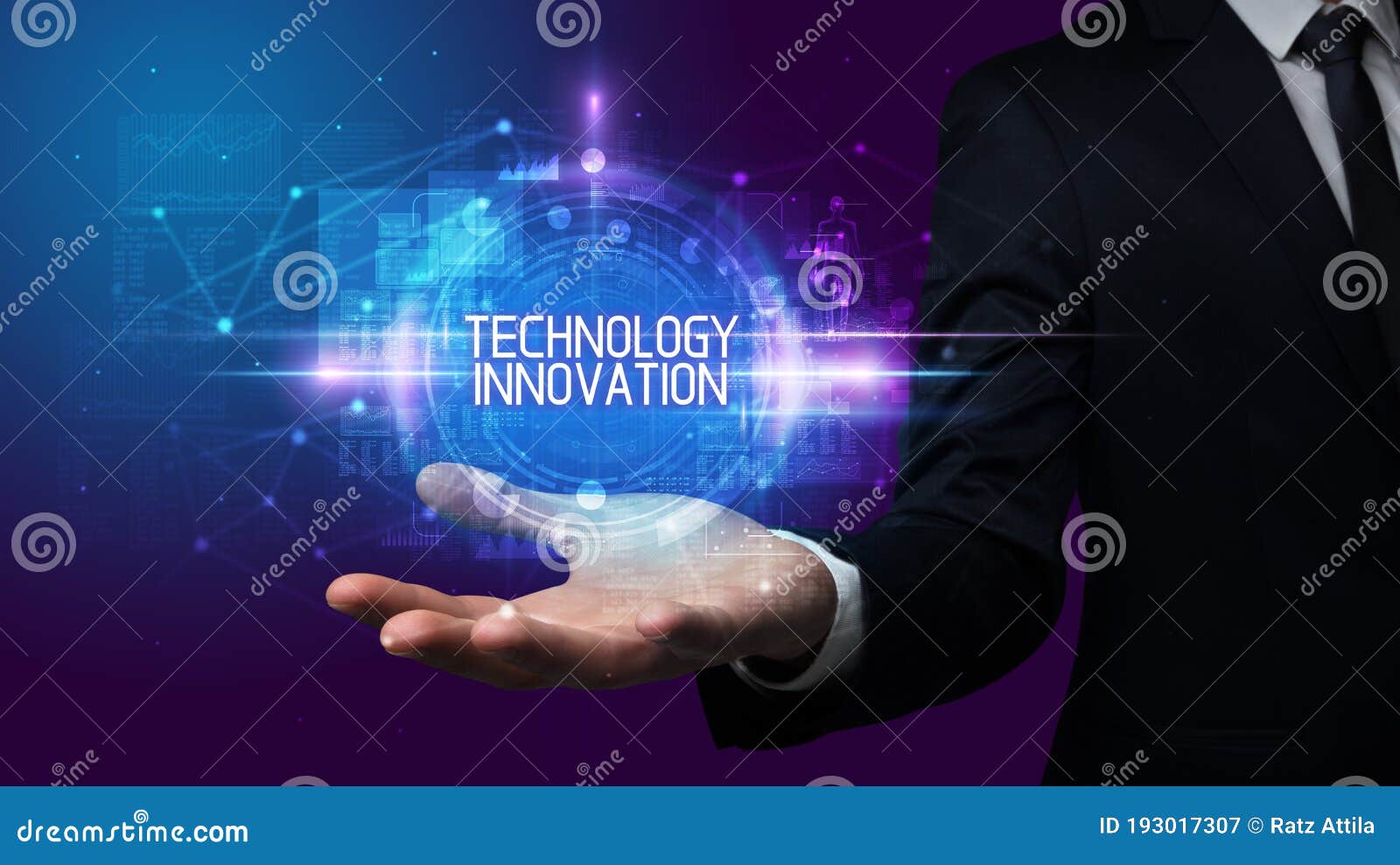 Man Hand Holding Digital Technology Concept Stock Image - Image of ...